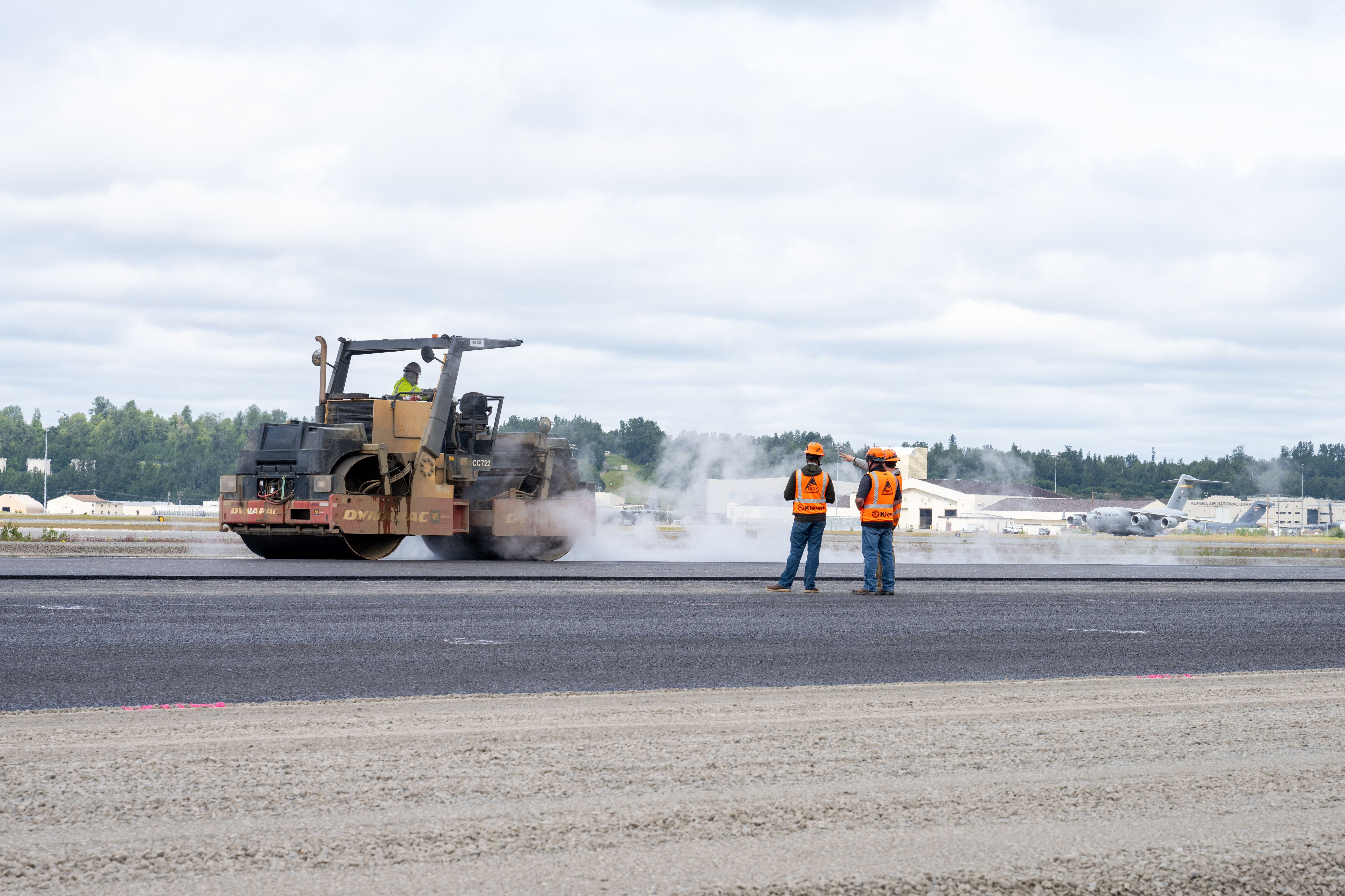 Bigger and Better: Construction continues on JBER’s flight-line extension
