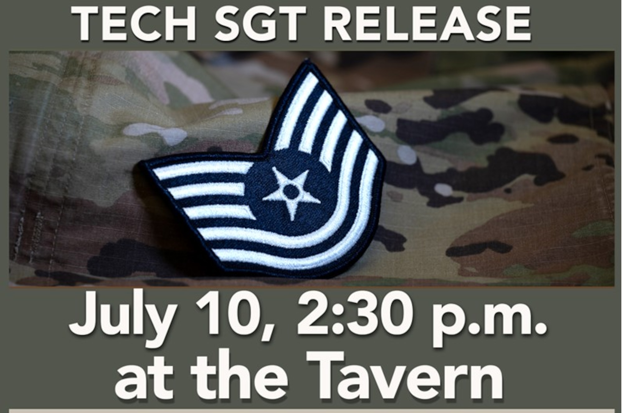 Technical sergeant promotion event planned July 10 > Hanscom Air Force ...