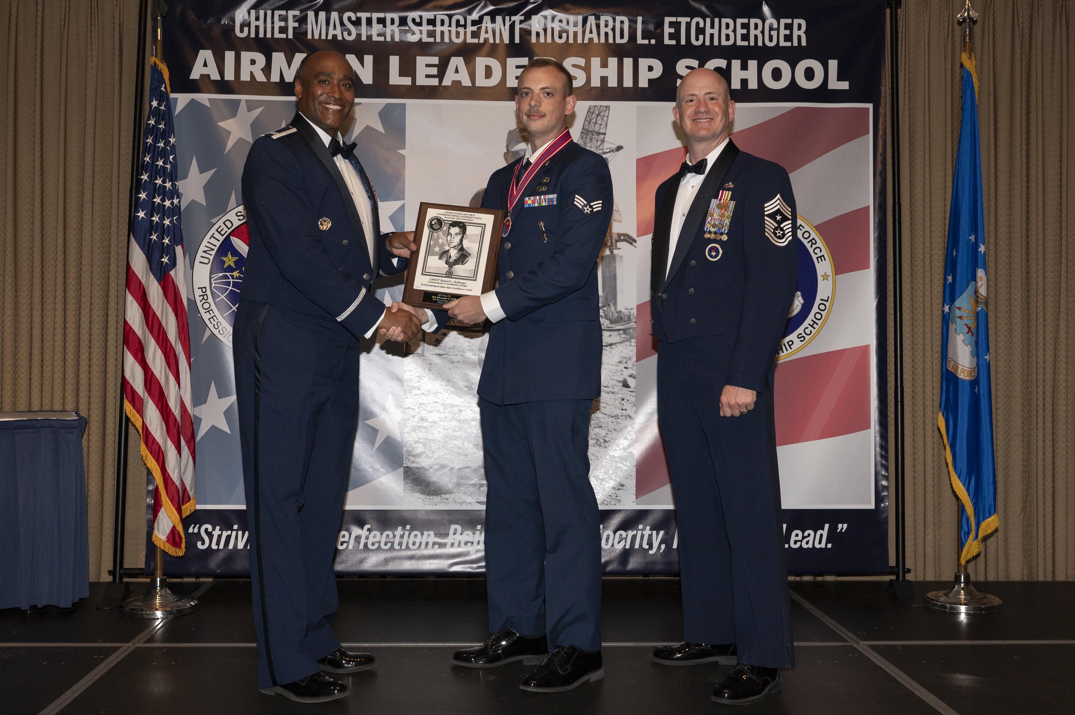 ALS Class 25-E celebrates graduation at Grand Forks AFB
