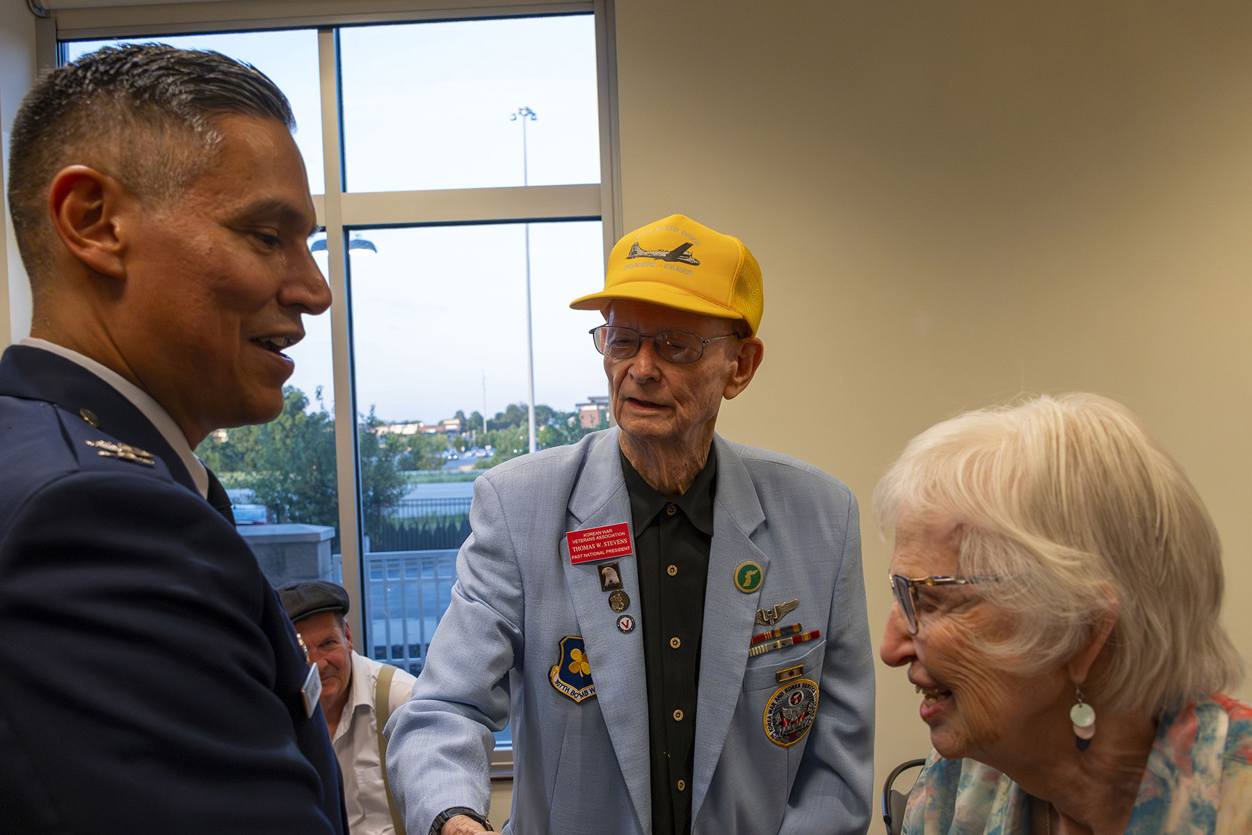 Shaking Hands with History: Col. Martinez Honors the 307th Bombardment ...