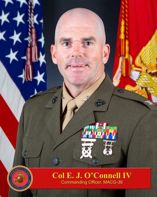 Colonel Edward J. O'Connell IV > 3rd Marine Aircraft Wing > Biography