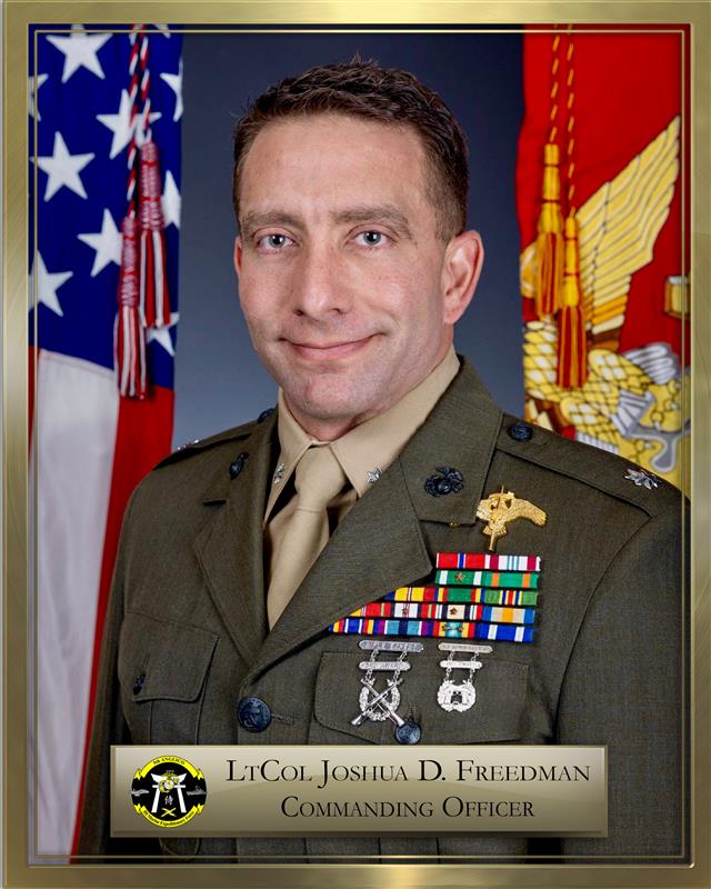 Lieutenant Colonel Joshua D. Freedman > III Marine Expeditionary Force ...