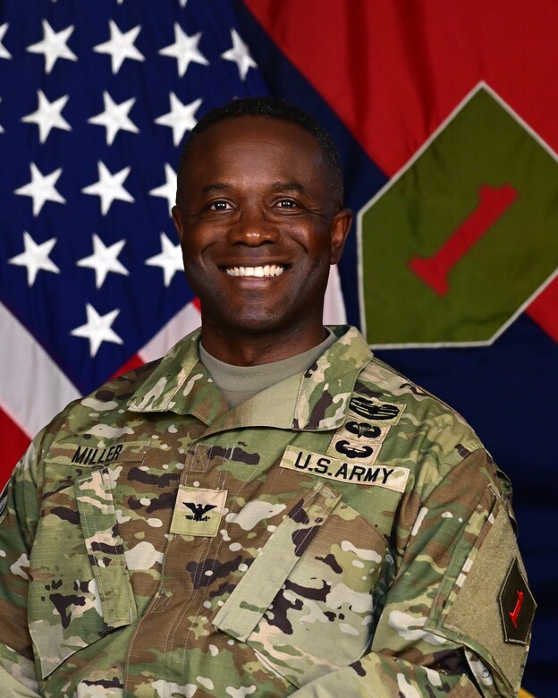 COL Jabari Miller > 1st Infantry Division > Leadership Display