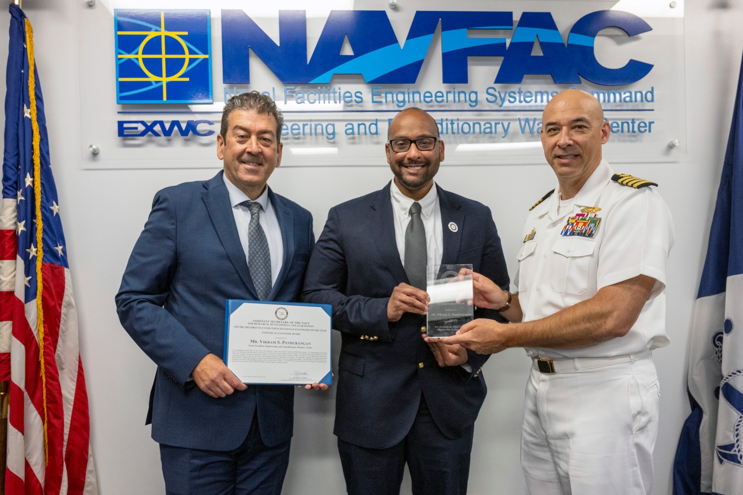 NAVFAC EXWC Engineer Receives Navy's Prestigious Dr. Delores M. Etter ...