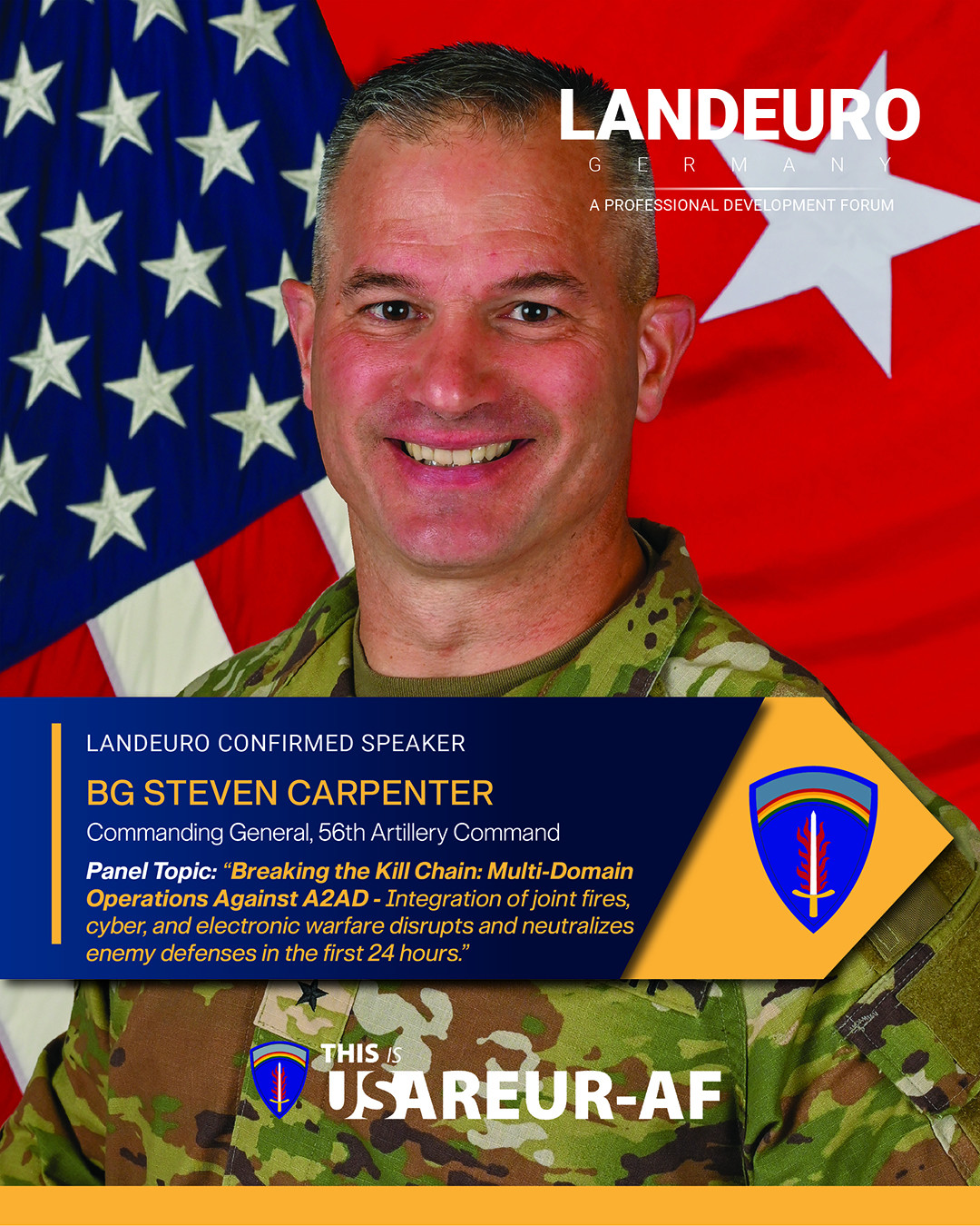 BG Steven Carpenter, Commanding General for 56th AC