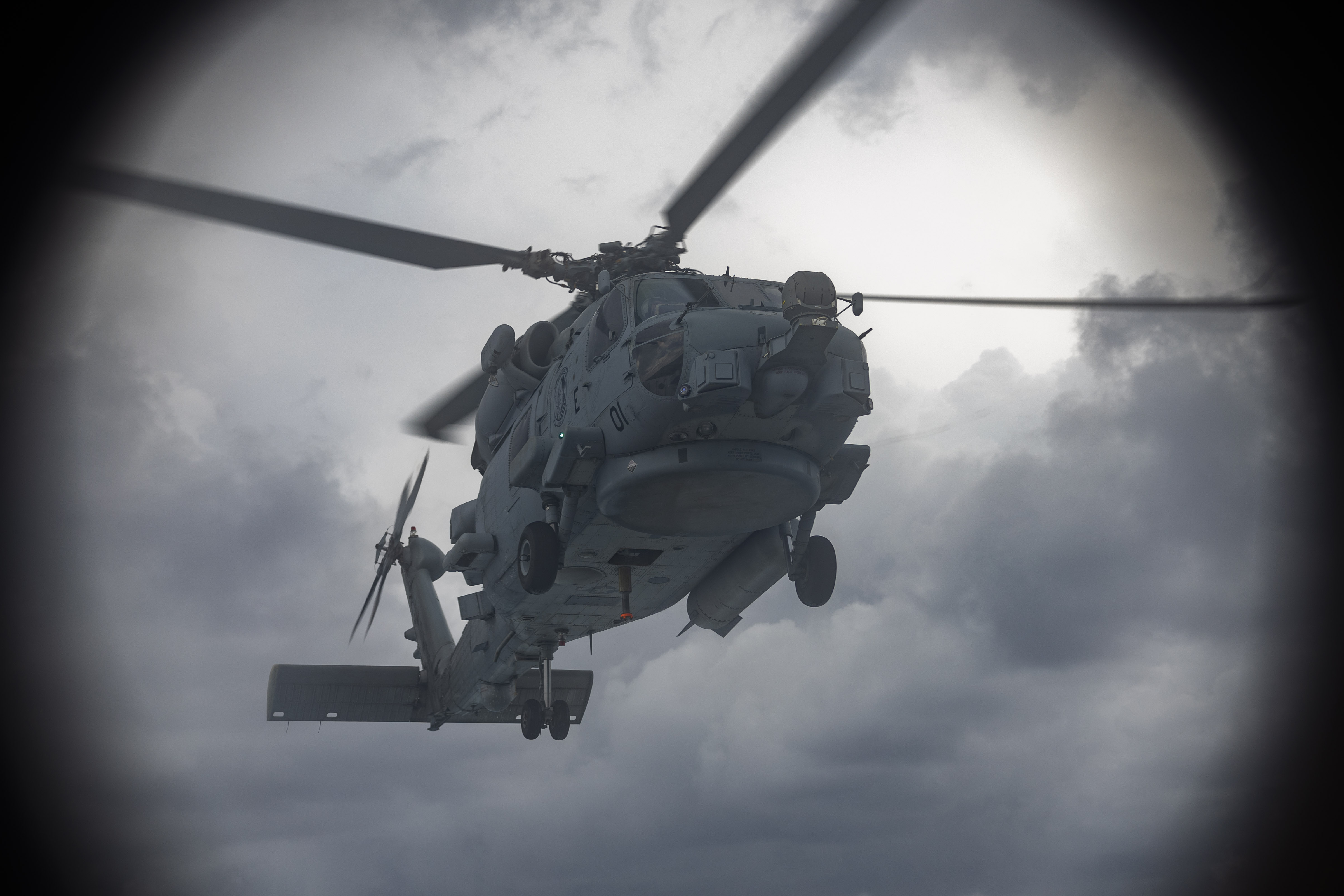 USS Shoup conducts flight quarters in Philippine Sea