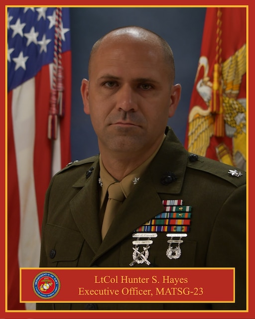 Lieutenant Colonel Hunter S. Hayes > Marine Aviation Training Support ...