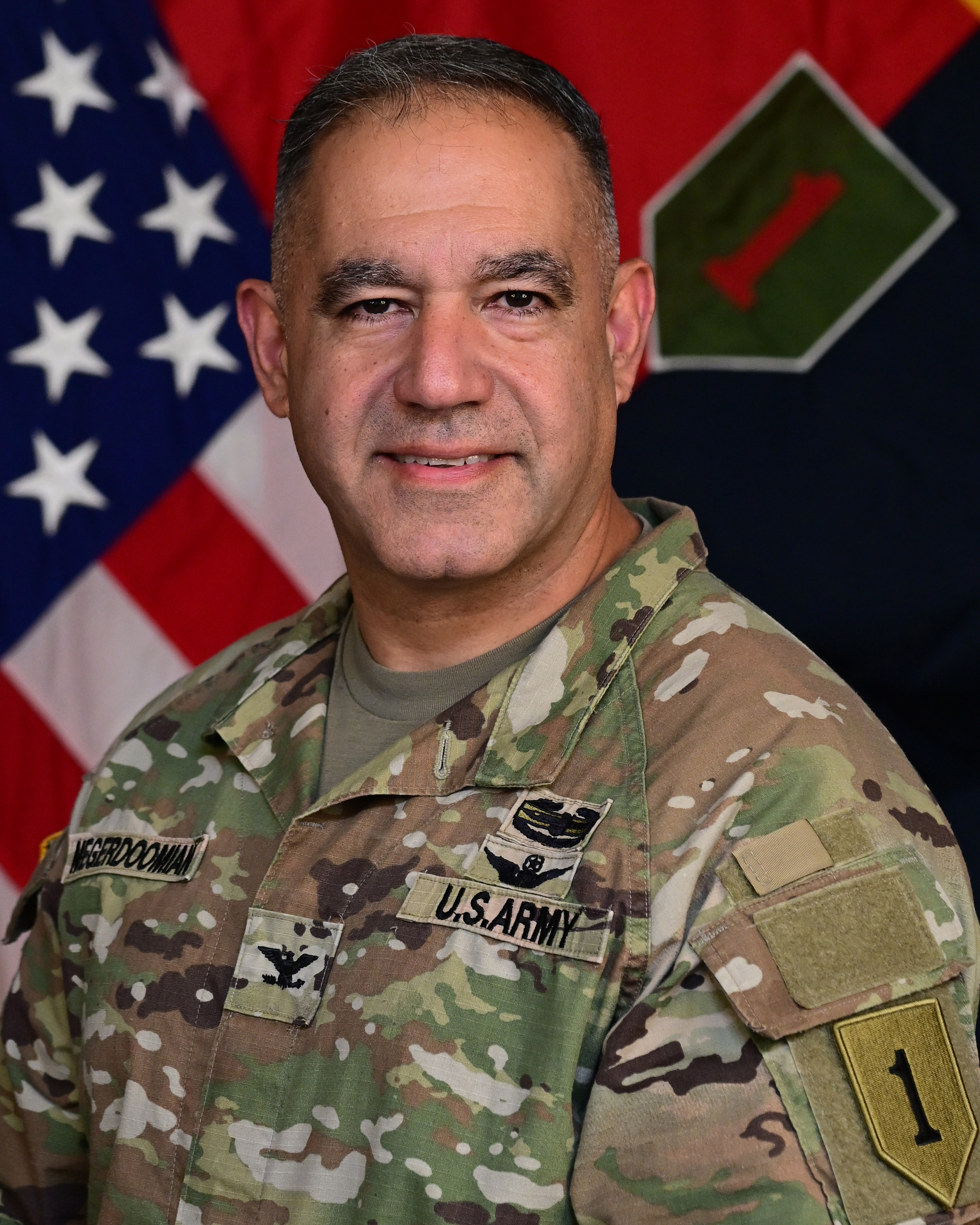 COL Eric Megerdoomian > 1st Infantry Division > Leadership Display