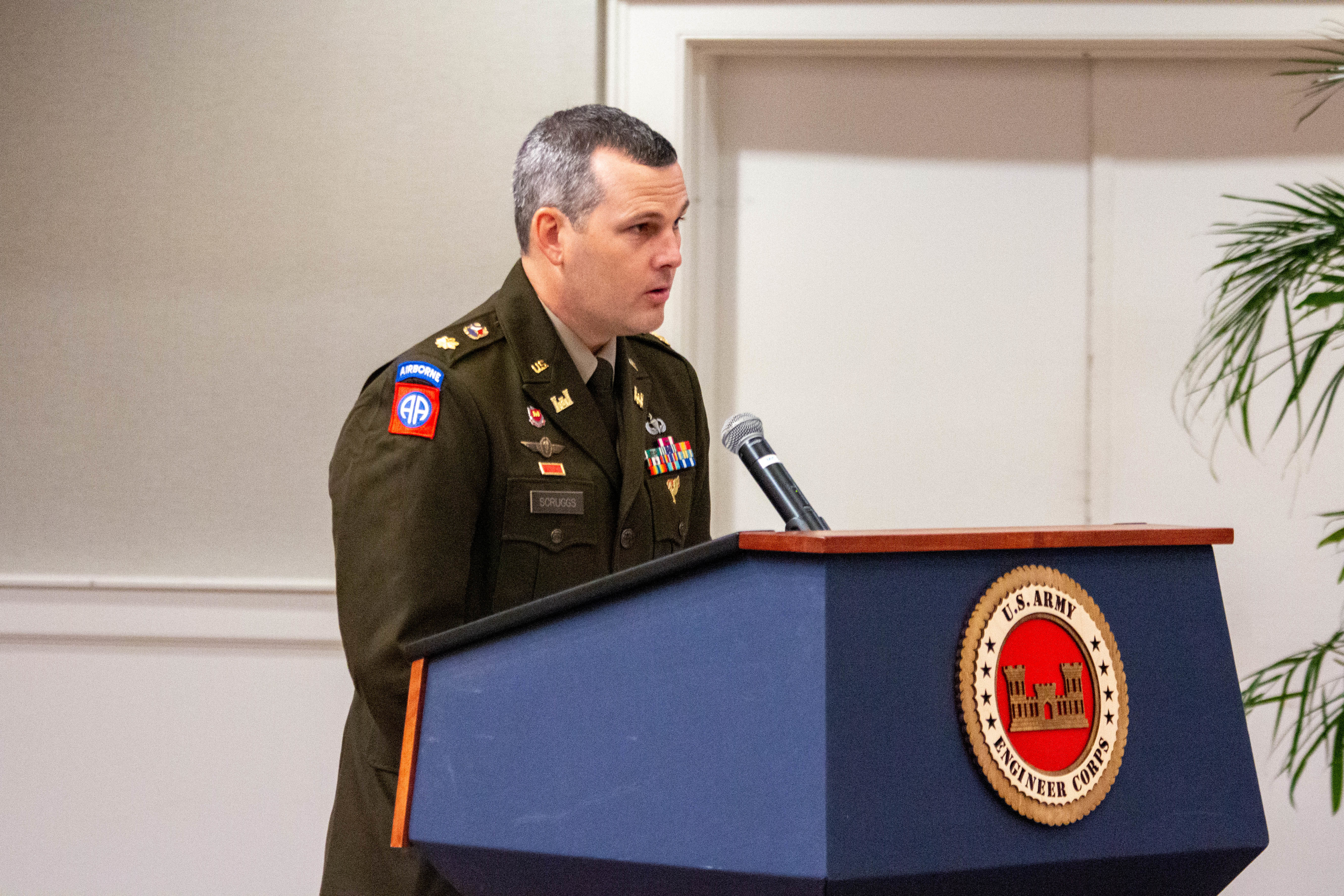U.S. Army Corps of Engineers Charleston District Change of Comma