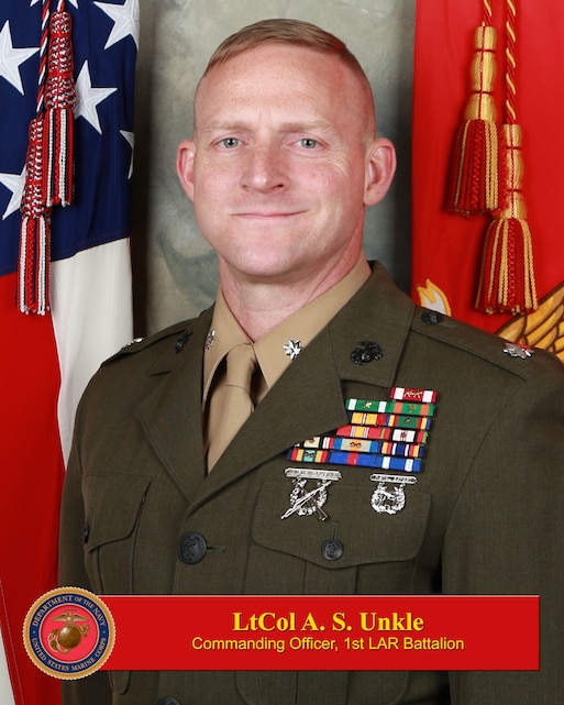 LtCol A.S. Unkle > 1st Marine Division > Biography