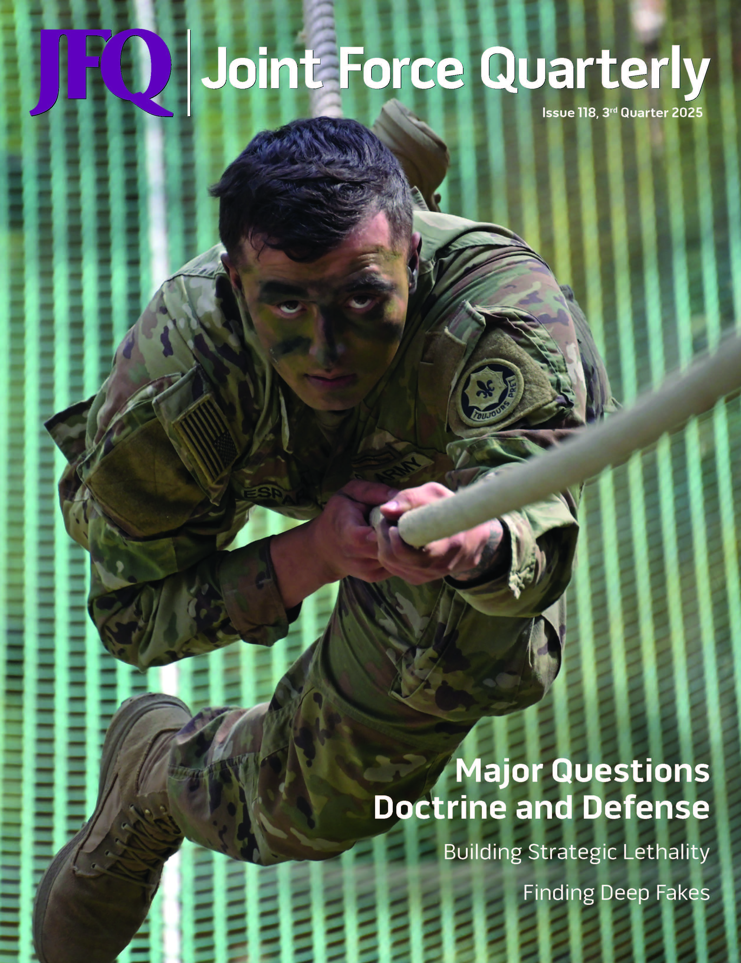 Joint Force Quarterly 118 (3rd Quarter 2025) > Institute for National ...