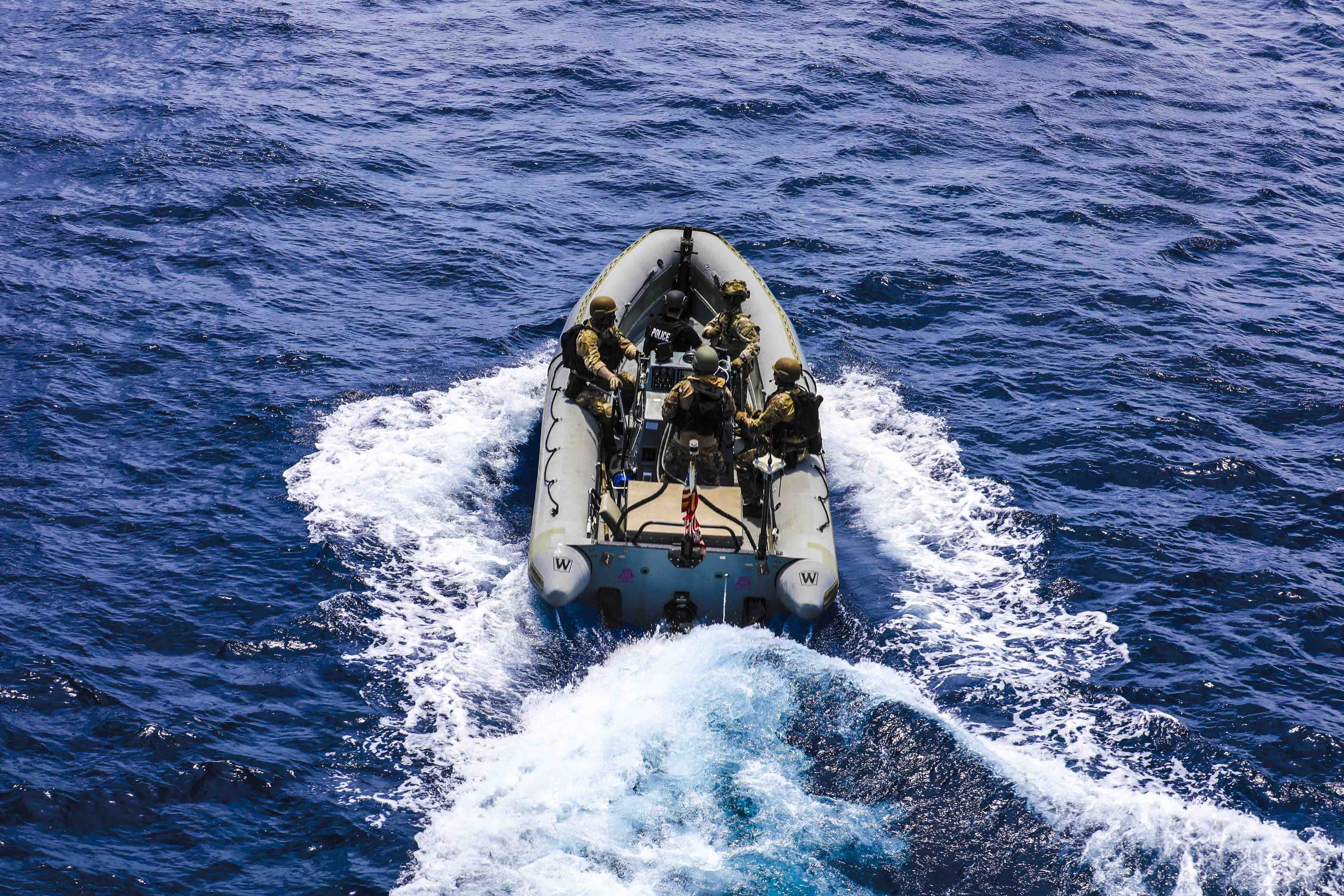U.S. Coast Guard, USS Sampson conduct drug interdiction in Eastern ...