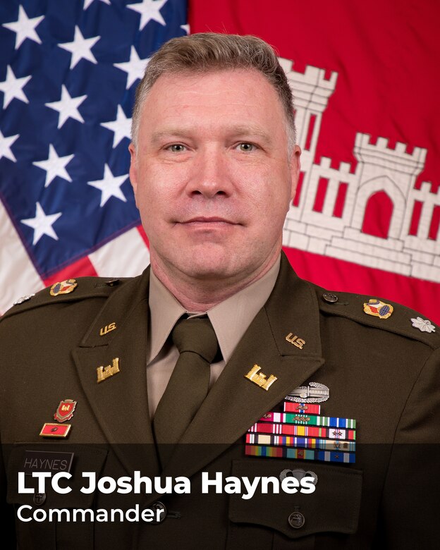 Lt. Col. Joshua Haynes > Engineer Research and Development Center > Bio Article View