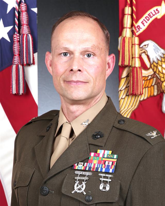 Colonel Justin M. Sanders > 1st Marine Aircraft Wing > Biography