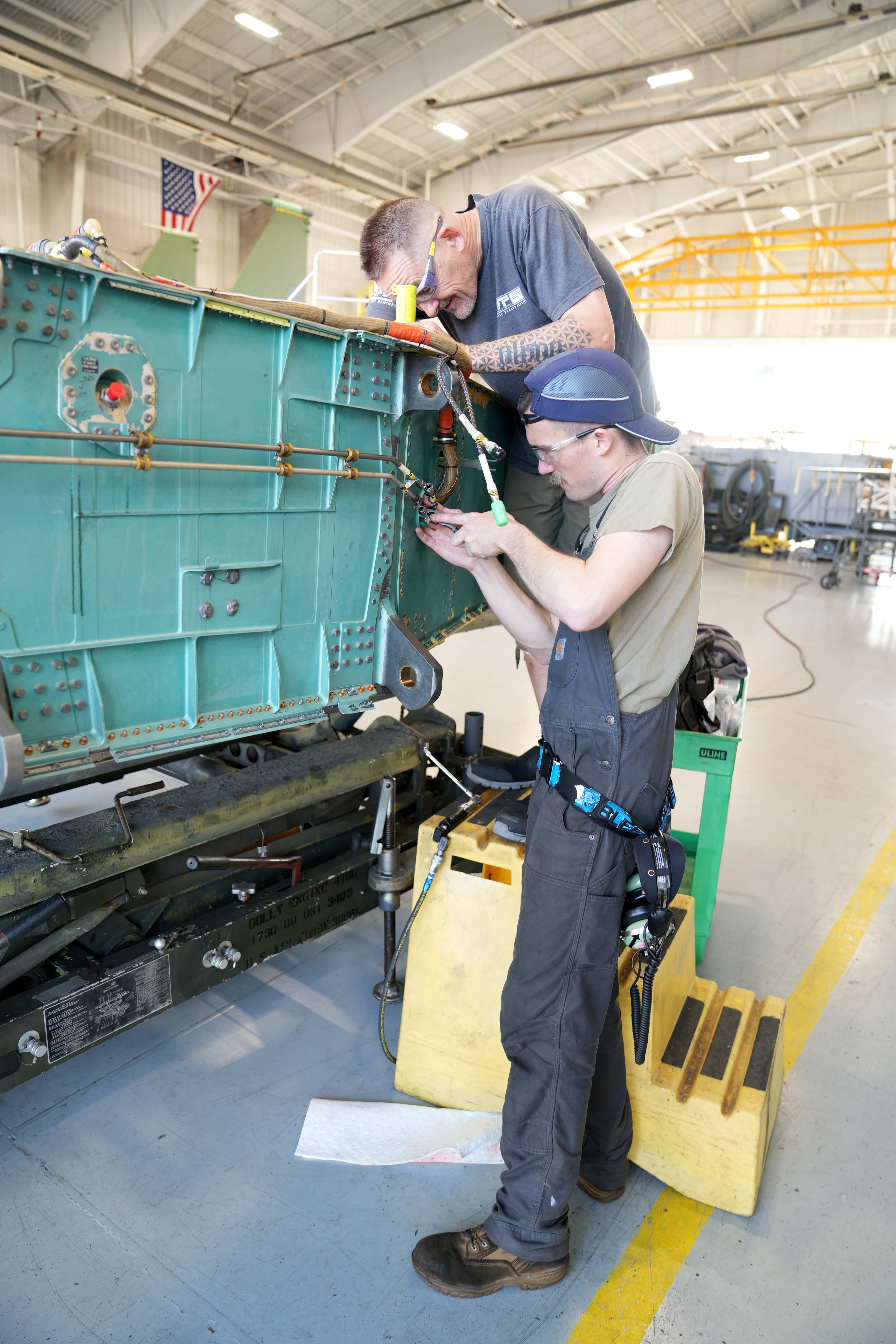 RAF Lakenheath Airmen gain depot-level maintenance experience at Robins AFB