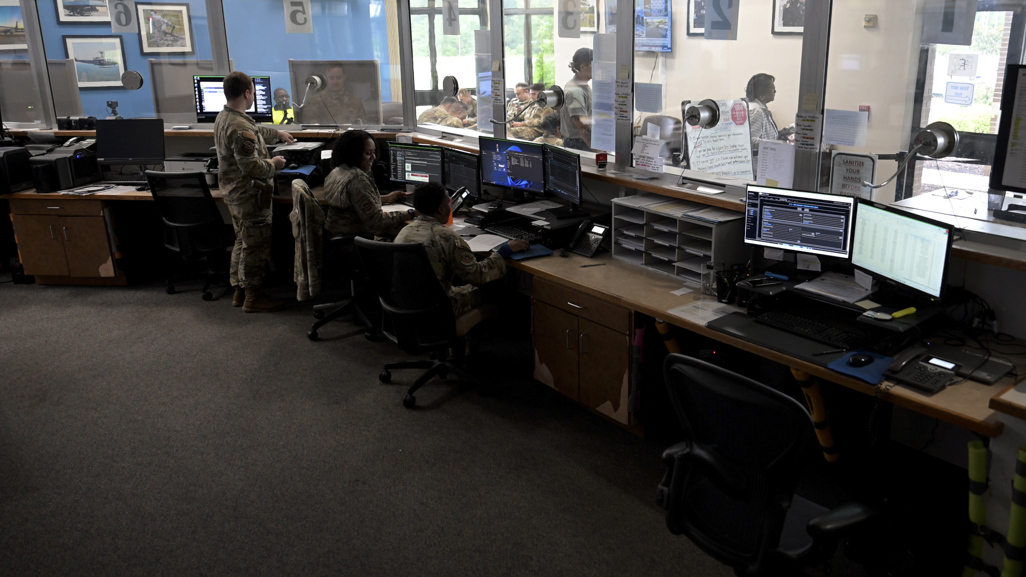 Life Behind the Glass: Inside the Visitor Control Center > Joint Base ...