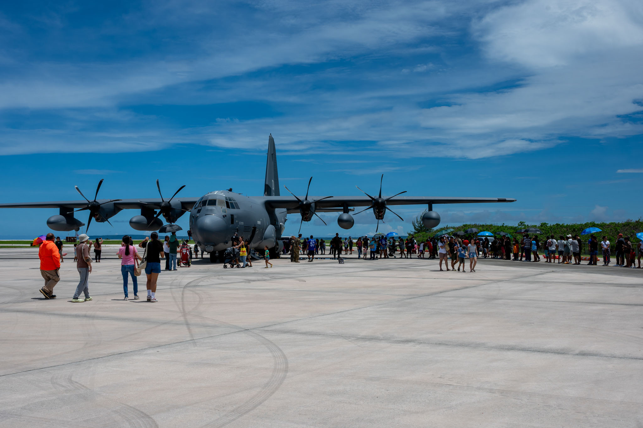 3rd Air Expeditionary Wing team welcomes community members to a “Pet ...