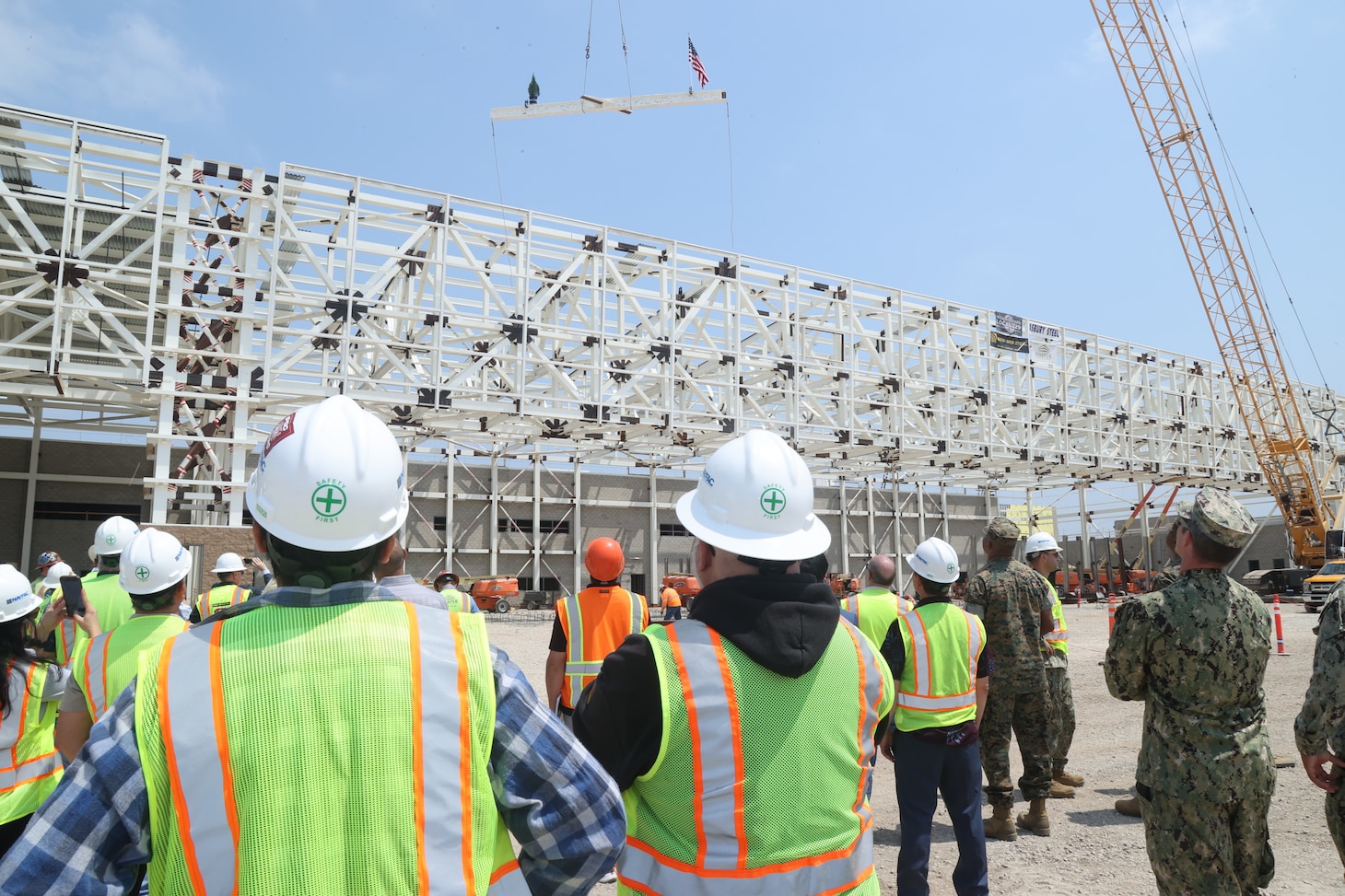 Topping Out Ceremony for Future MCAS Miramar Aircraft Maintenance ...