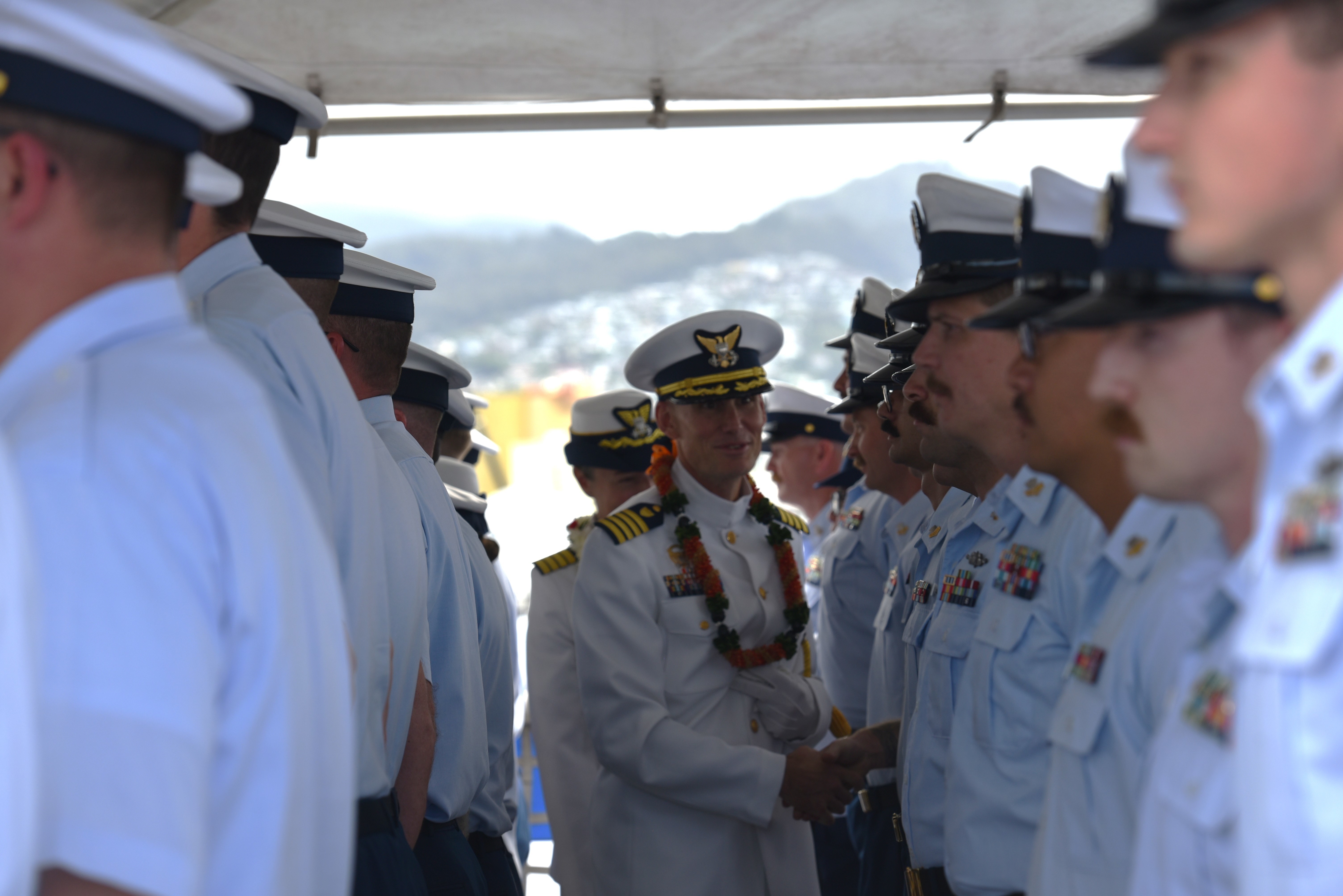 U.S. Coast Guard Cutter Stratton holds change-of-command ceremony ...