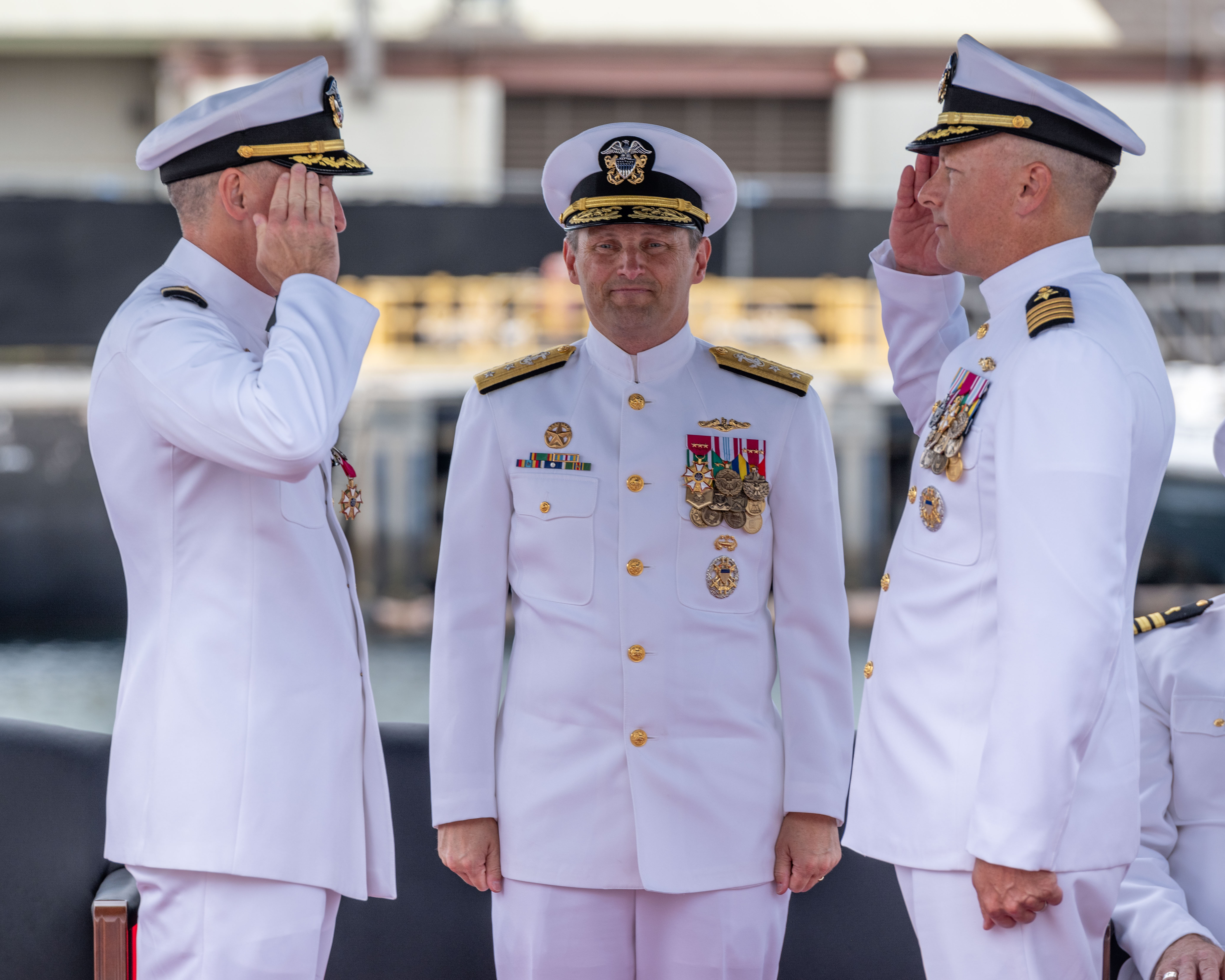 Submarine Squadron 7 Holds Change of Command Ceremony at Pearl Harbor ...