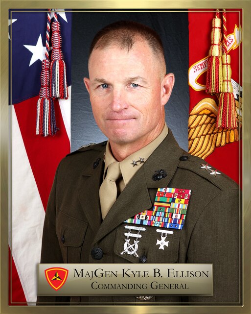 Major General Kyle B. Ellison > 3rd Marine Division > Biography