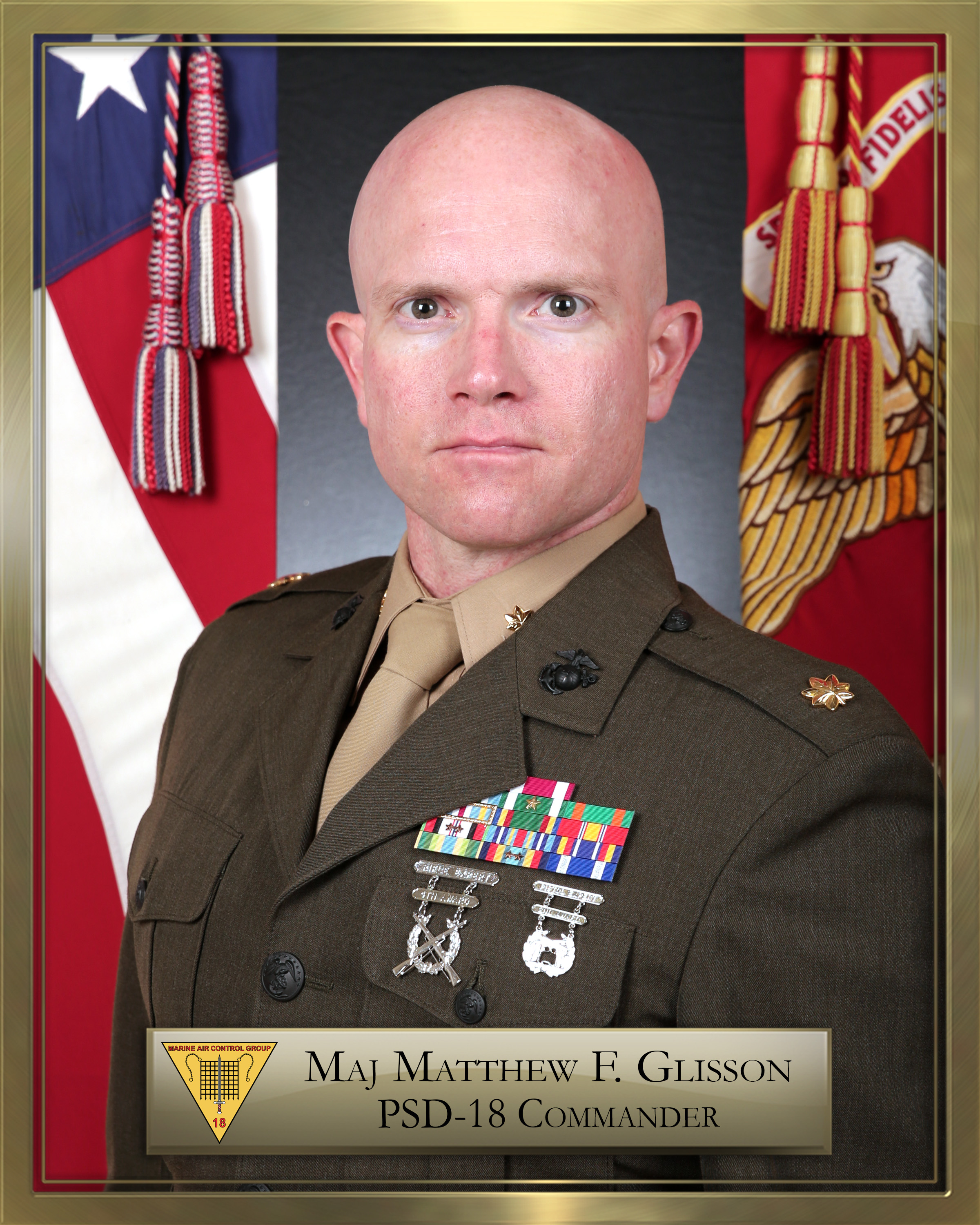 Major Matthew F. Glisson > 1st Marine Aircraft Wing > Biography