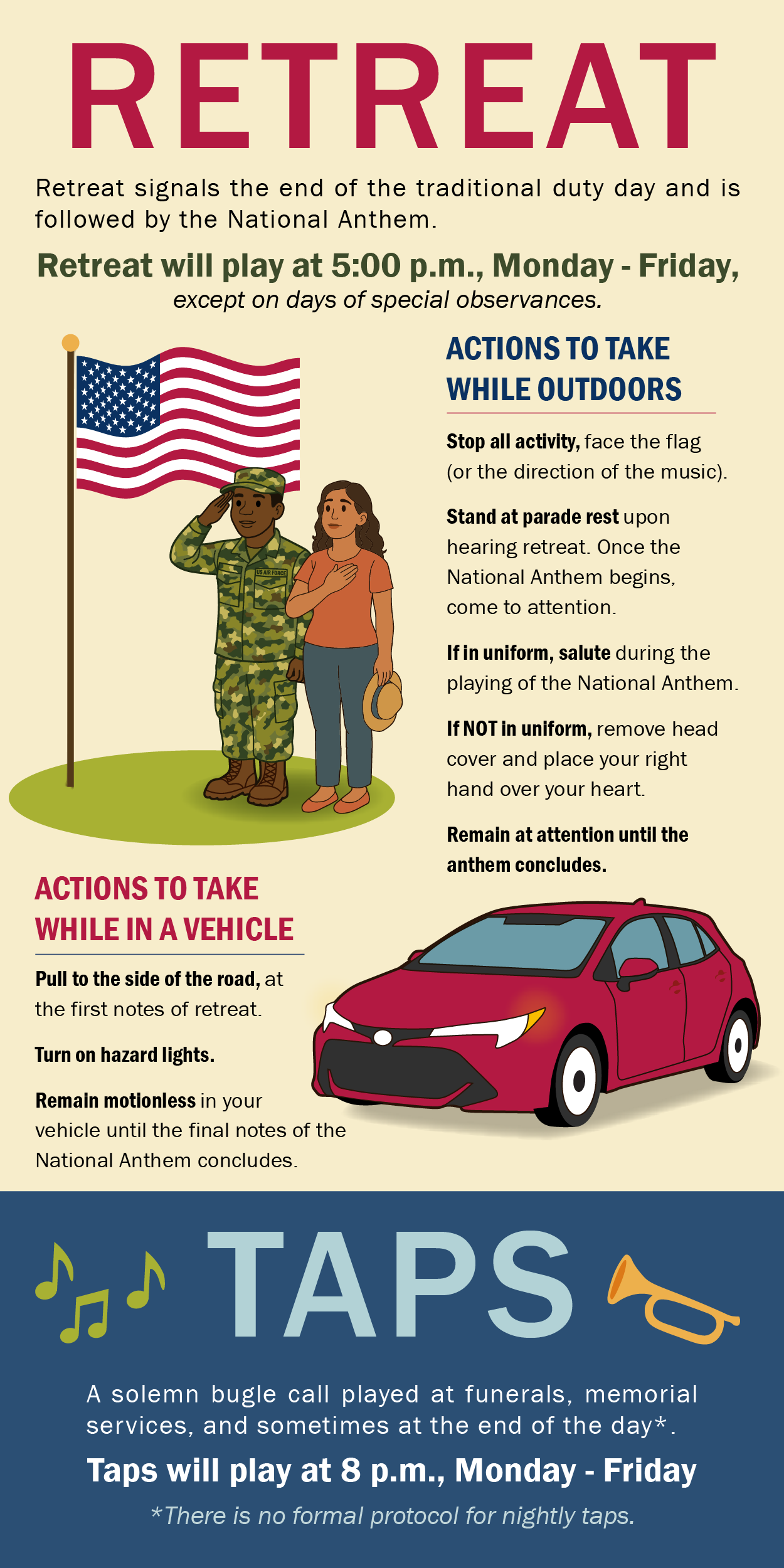 Retreat and Taps: Customs and Courtesies > Little Rock Air Force Base ...