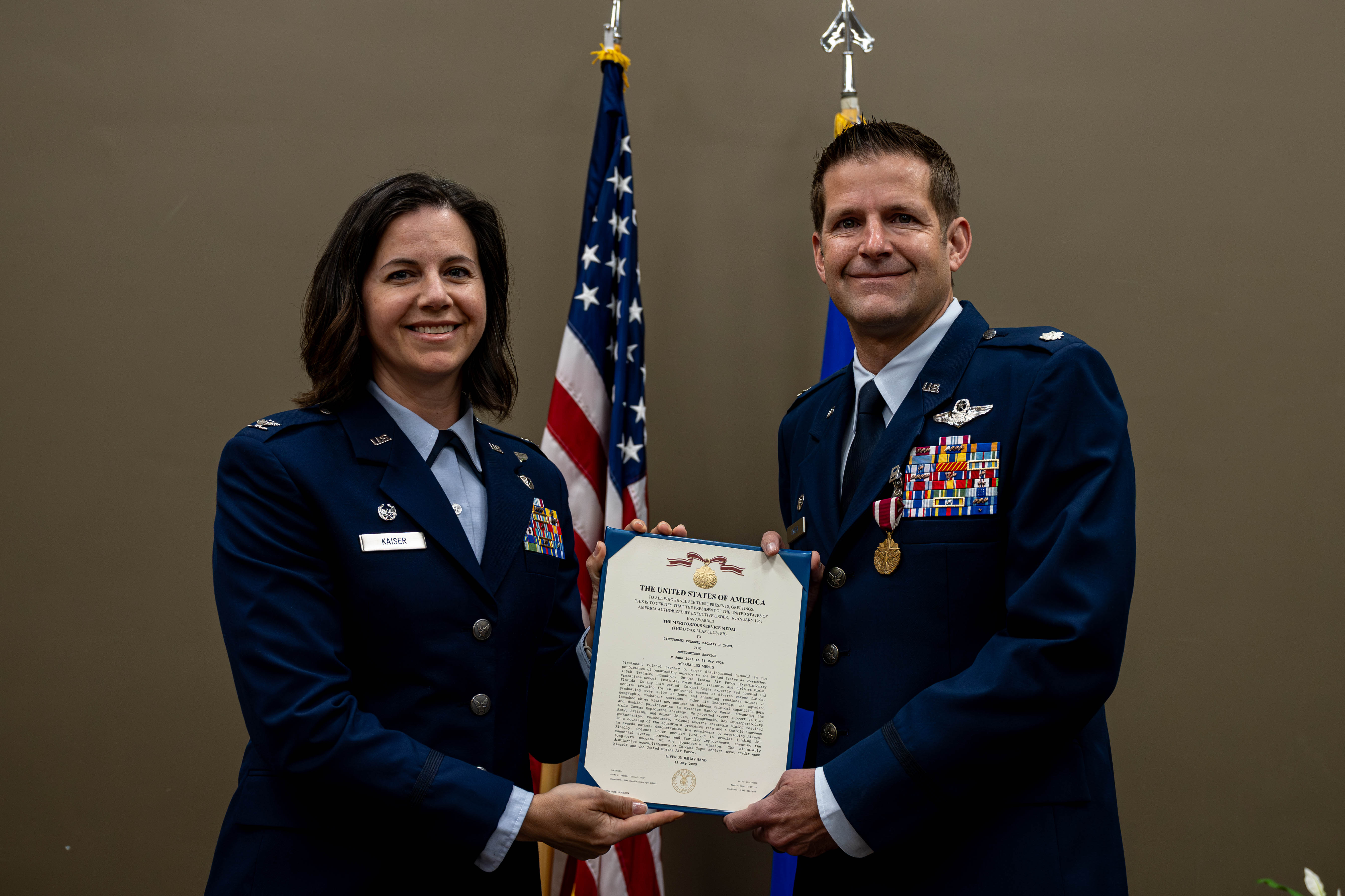 435th Training Squadron Change of Command