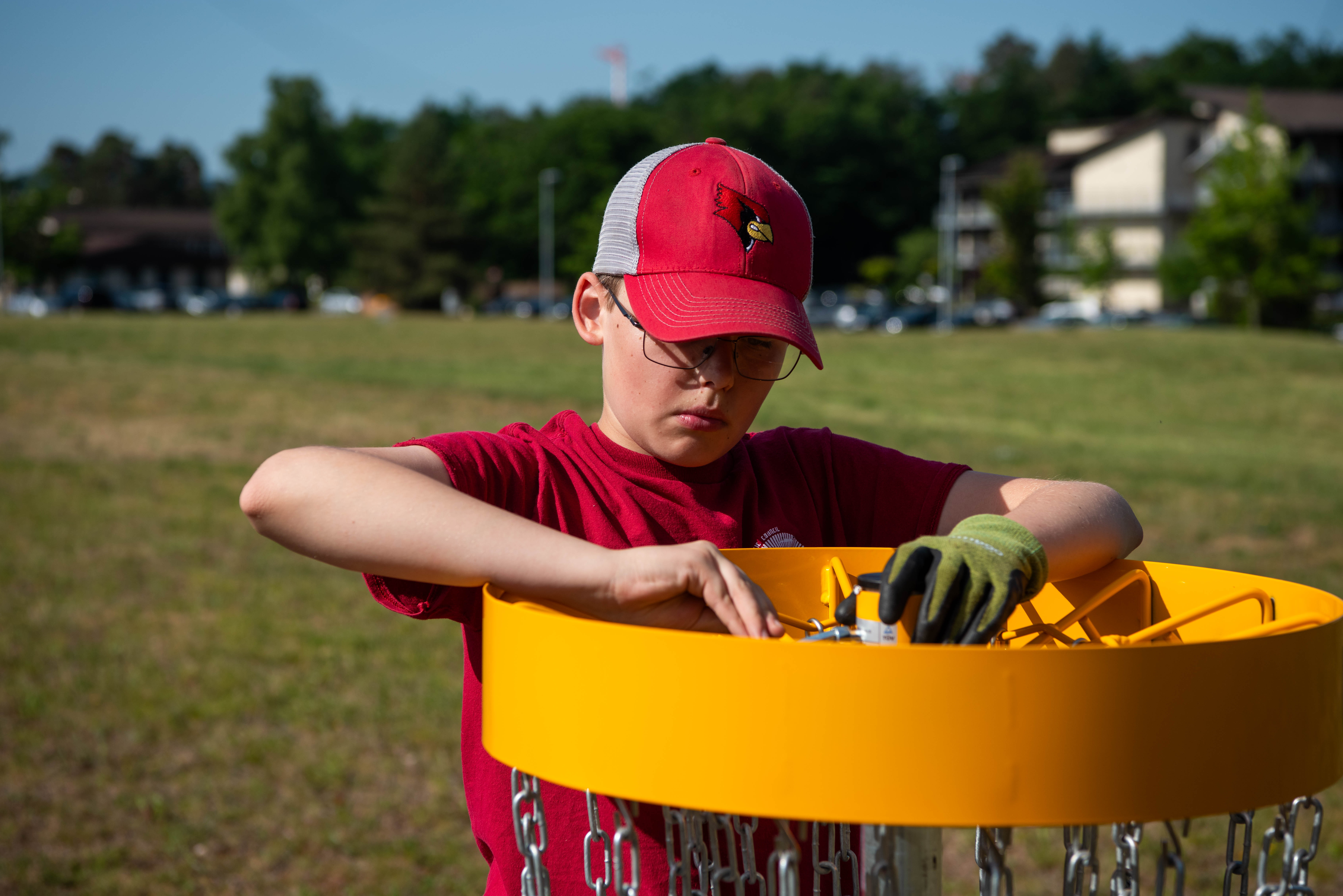 Local Boy Scout leads construction of disc golf course at Ramstein AB ...