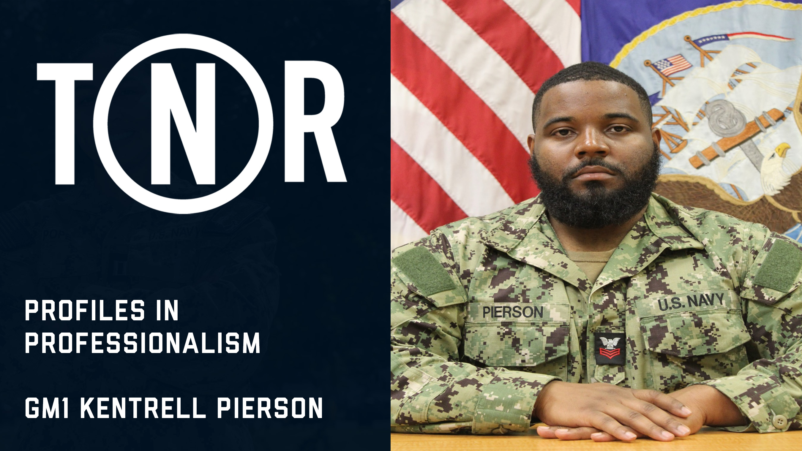 Profiles in Professionalism: Gunners Mate First Class Kentrell Pierson ...
