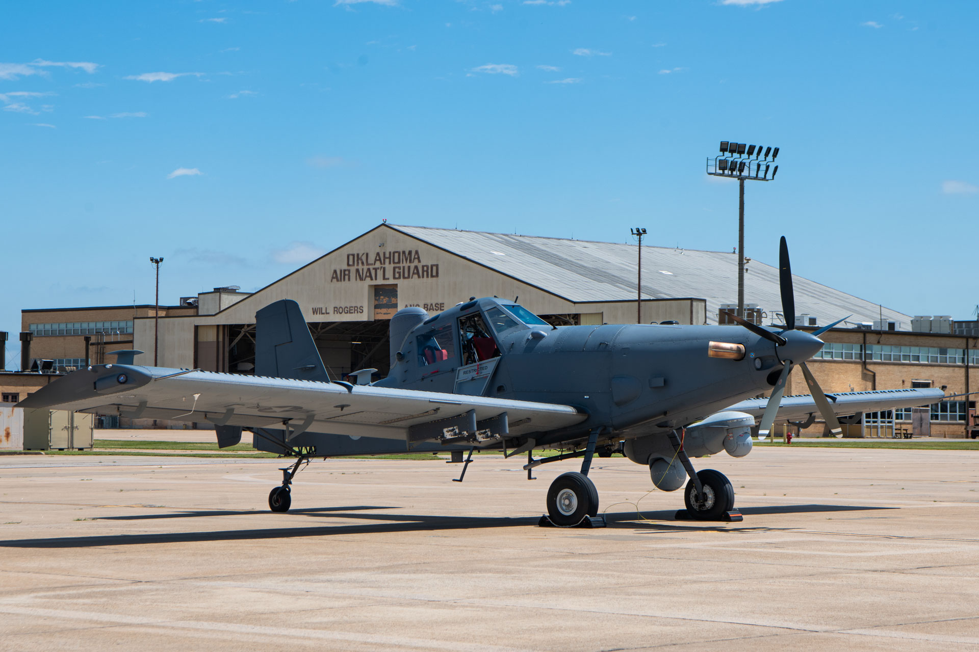 OA-1K Skyraider II joins the WRANGB flightline > 137th Special ...
