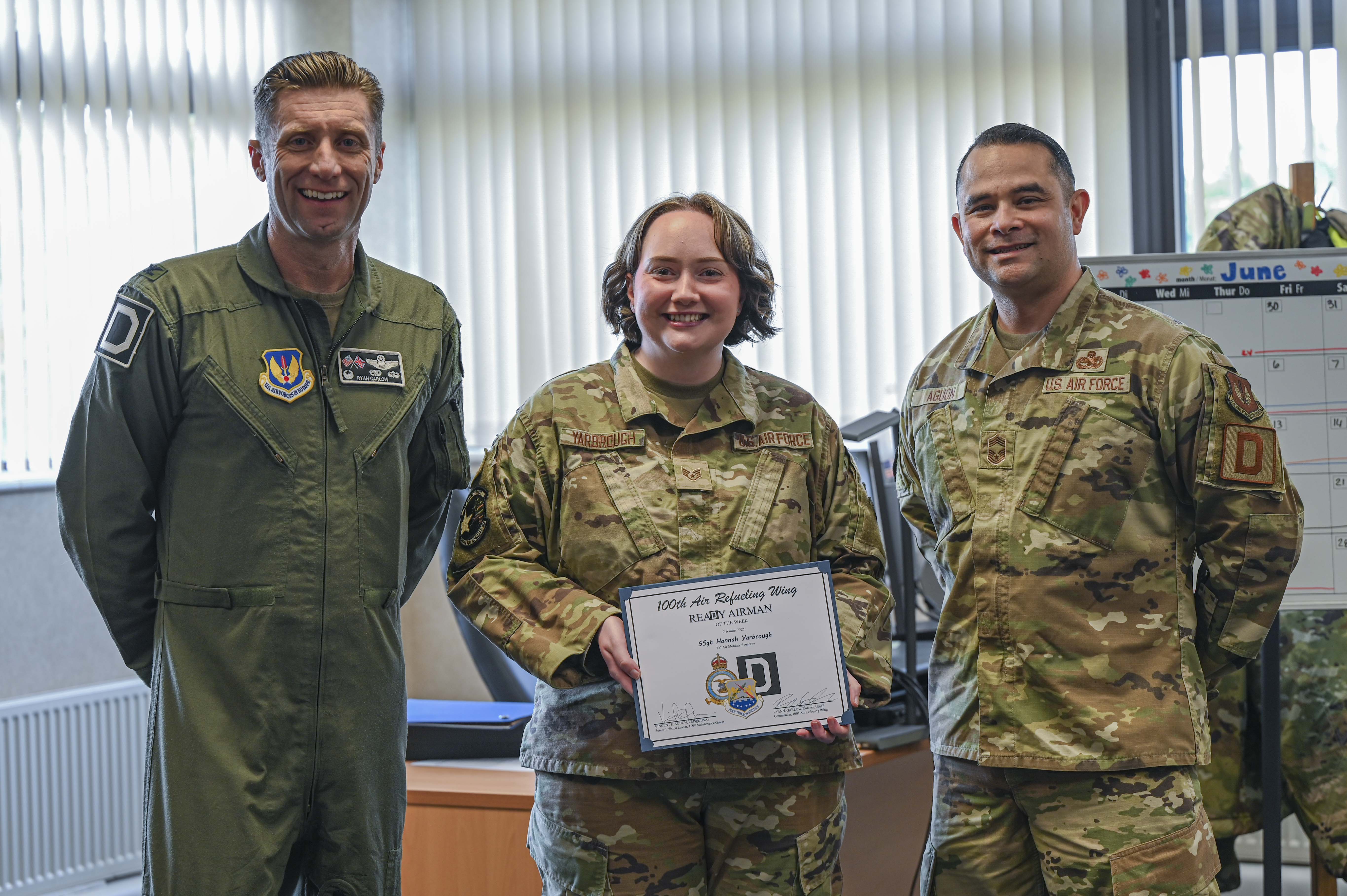 Ready Airman of the week: SSgt. Hannah Yarbrough > Royal Air Force ...