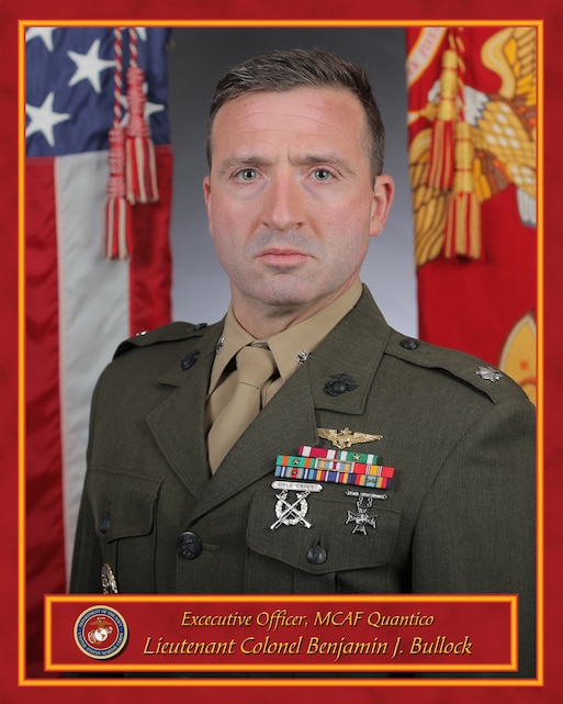 Lieutenant Colonel Benjamin J. Bullock > Marine Corps Air Facility > Biography