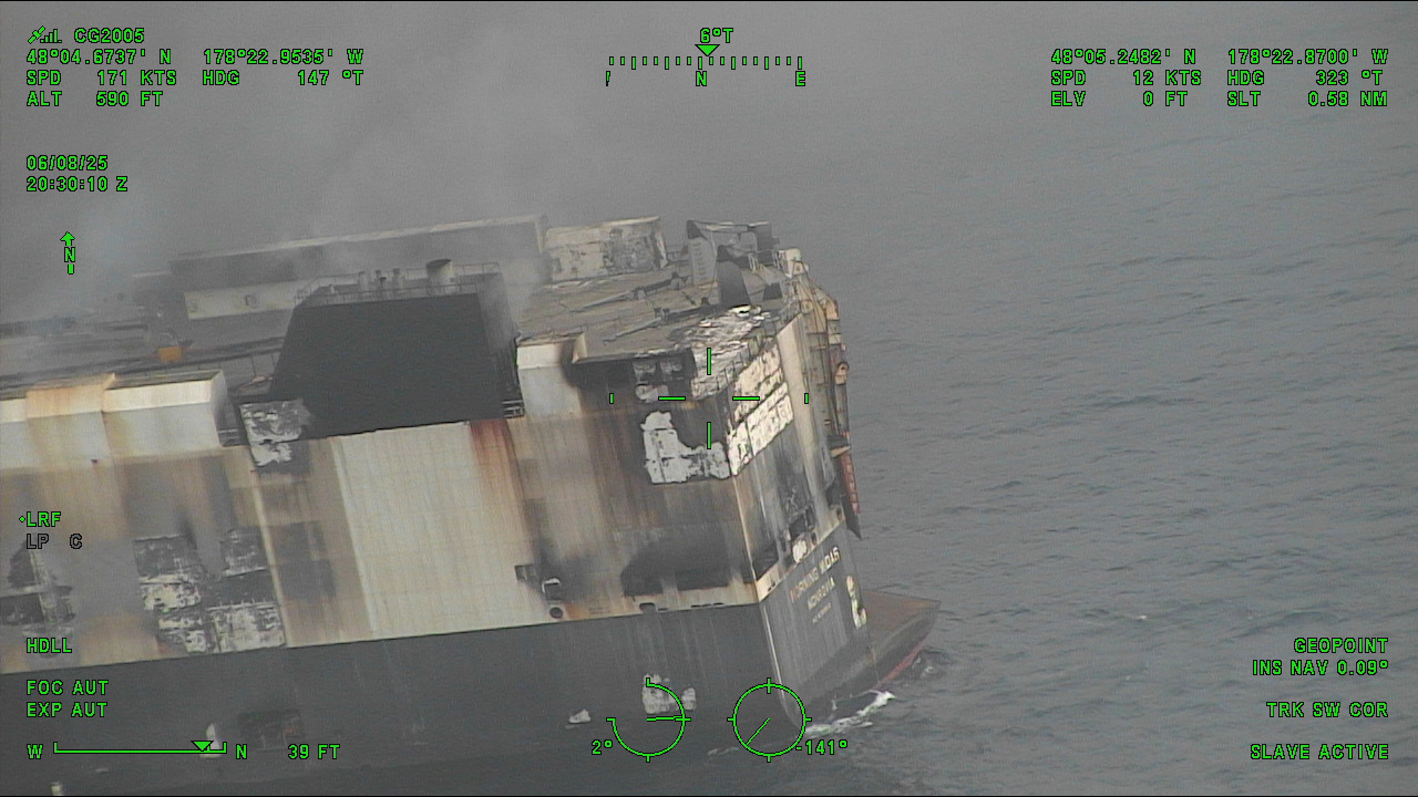 UPDATE 2: Coast Guard responds to vessel fire offshore Adak, Alaska ...