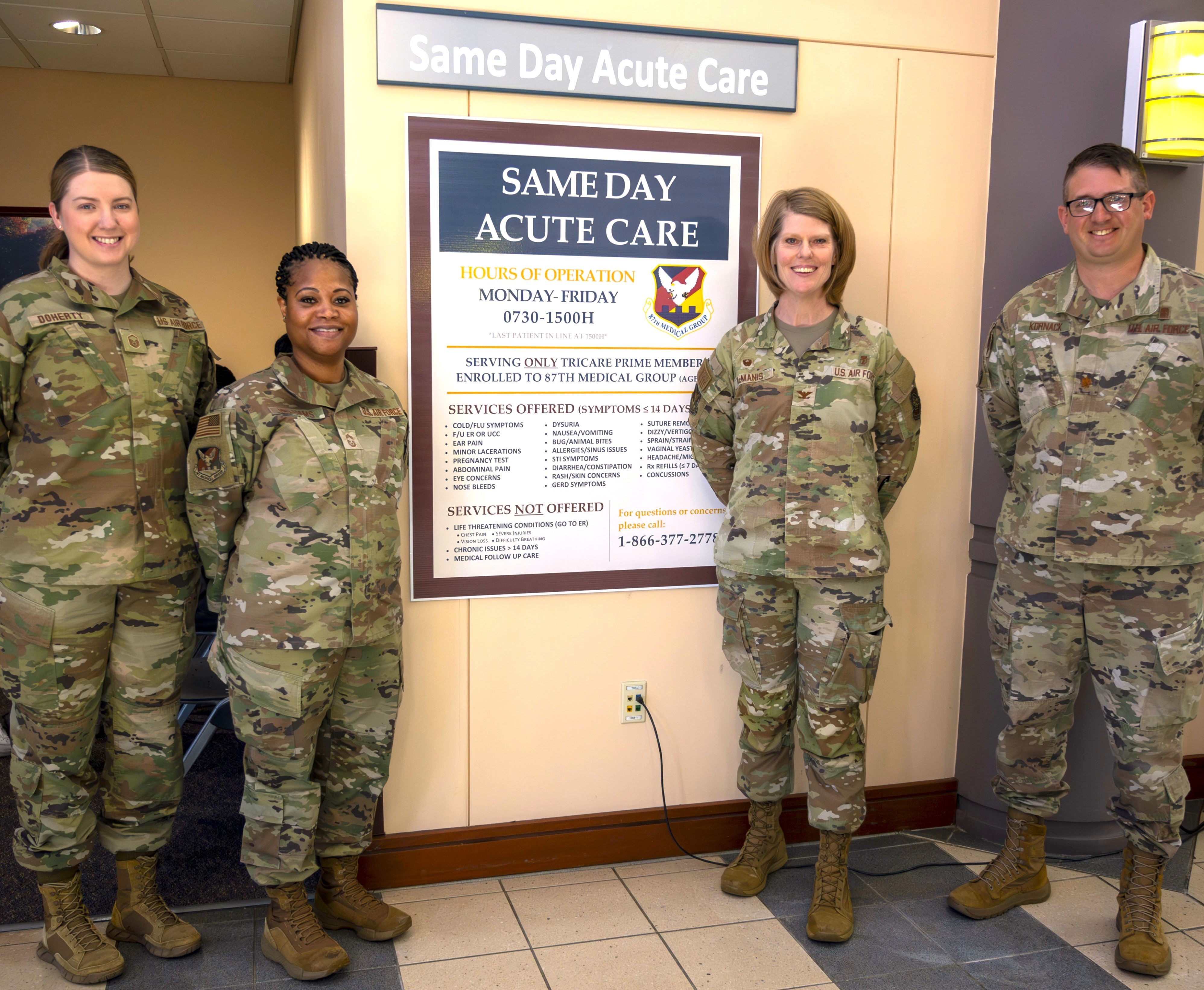 87th Medical Group improves healthcare with Same Day Acute Care service ...