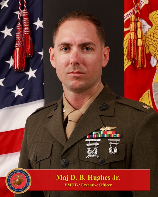 Major David B. Hughes Jr. > 2nd Marine Aircraft Wing > Command Biography