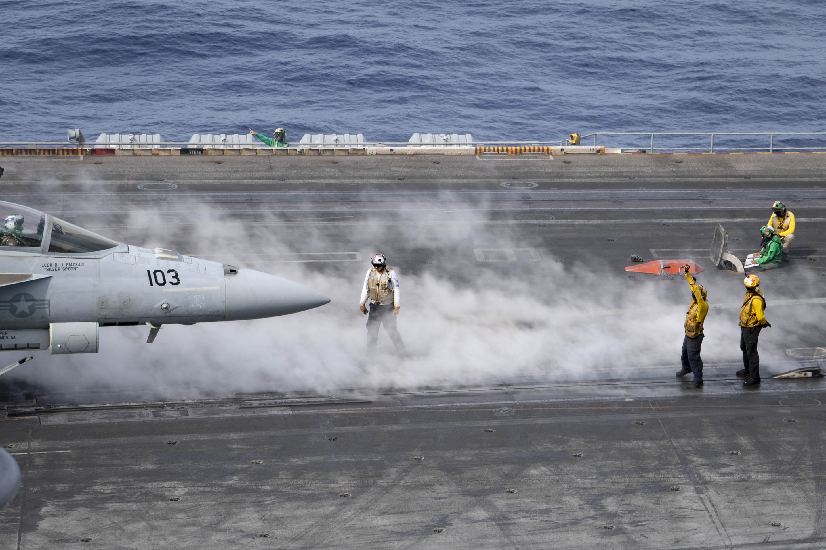 USS Nimitz conducts flight ops in South China Sea