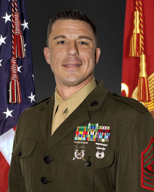 Sergeant Major James D. Miller > 1st Marine Corps District > Biography