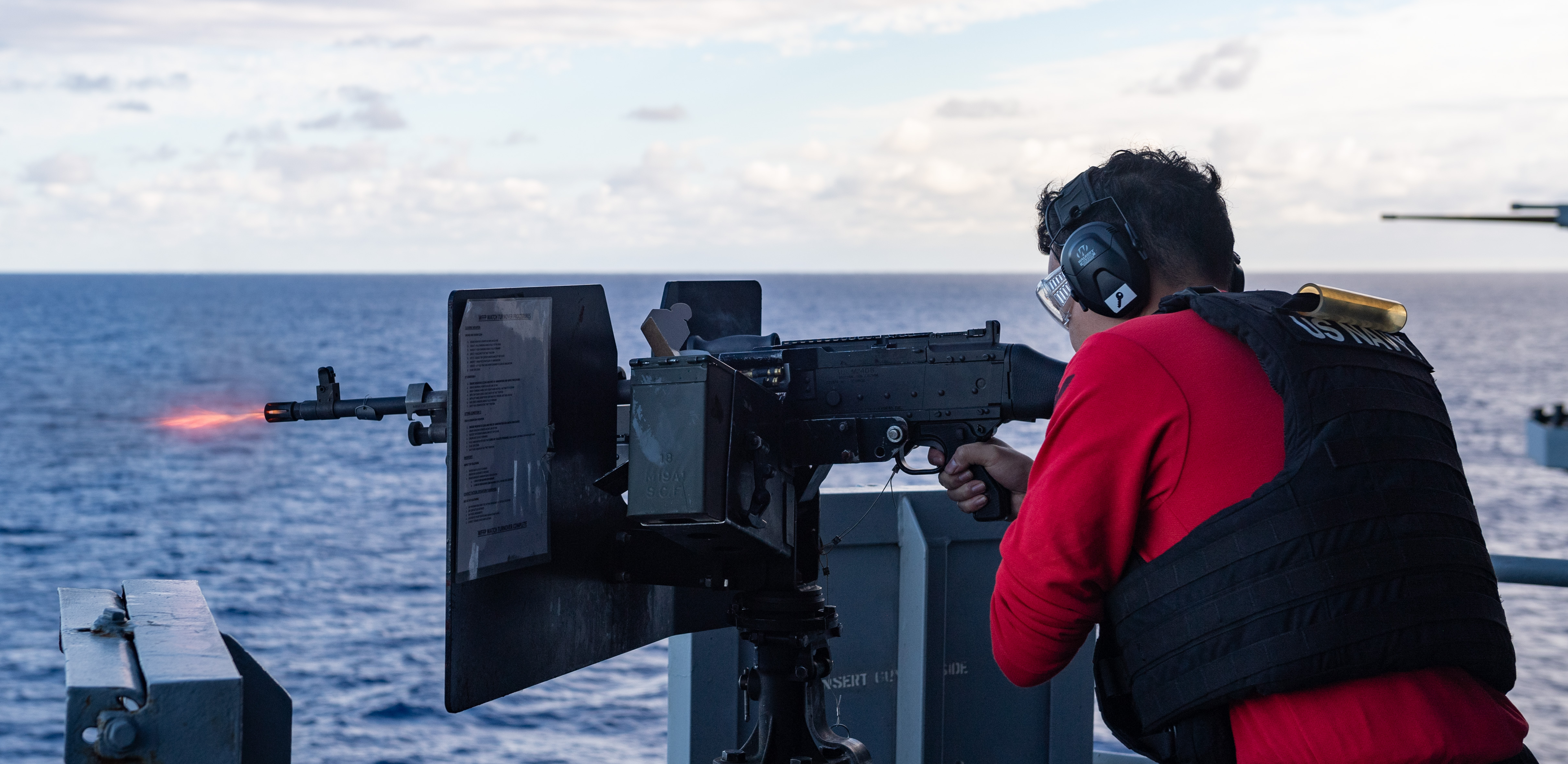 USS America conducts live-fire exercise in Coral Sea