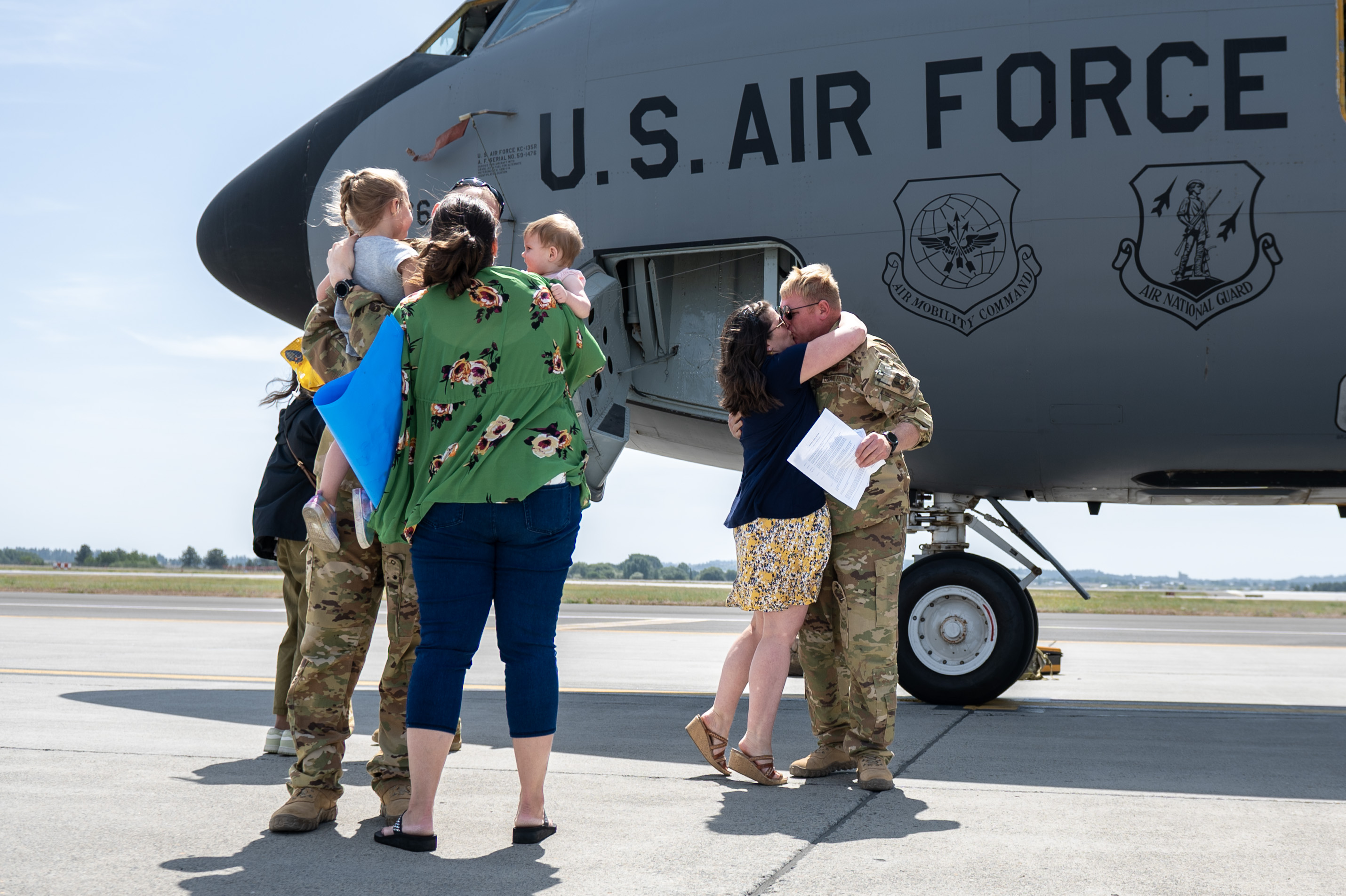 93rd Air Refueling Squadron Airmen return home from deployment > Fairchild Air Force Base ...