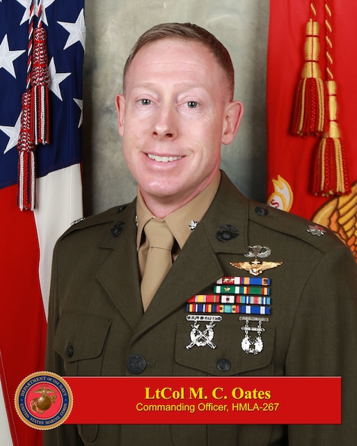 Lieutenant Colonel Michael C. Oates > 3rd Marine Aircraft Wing > Biography