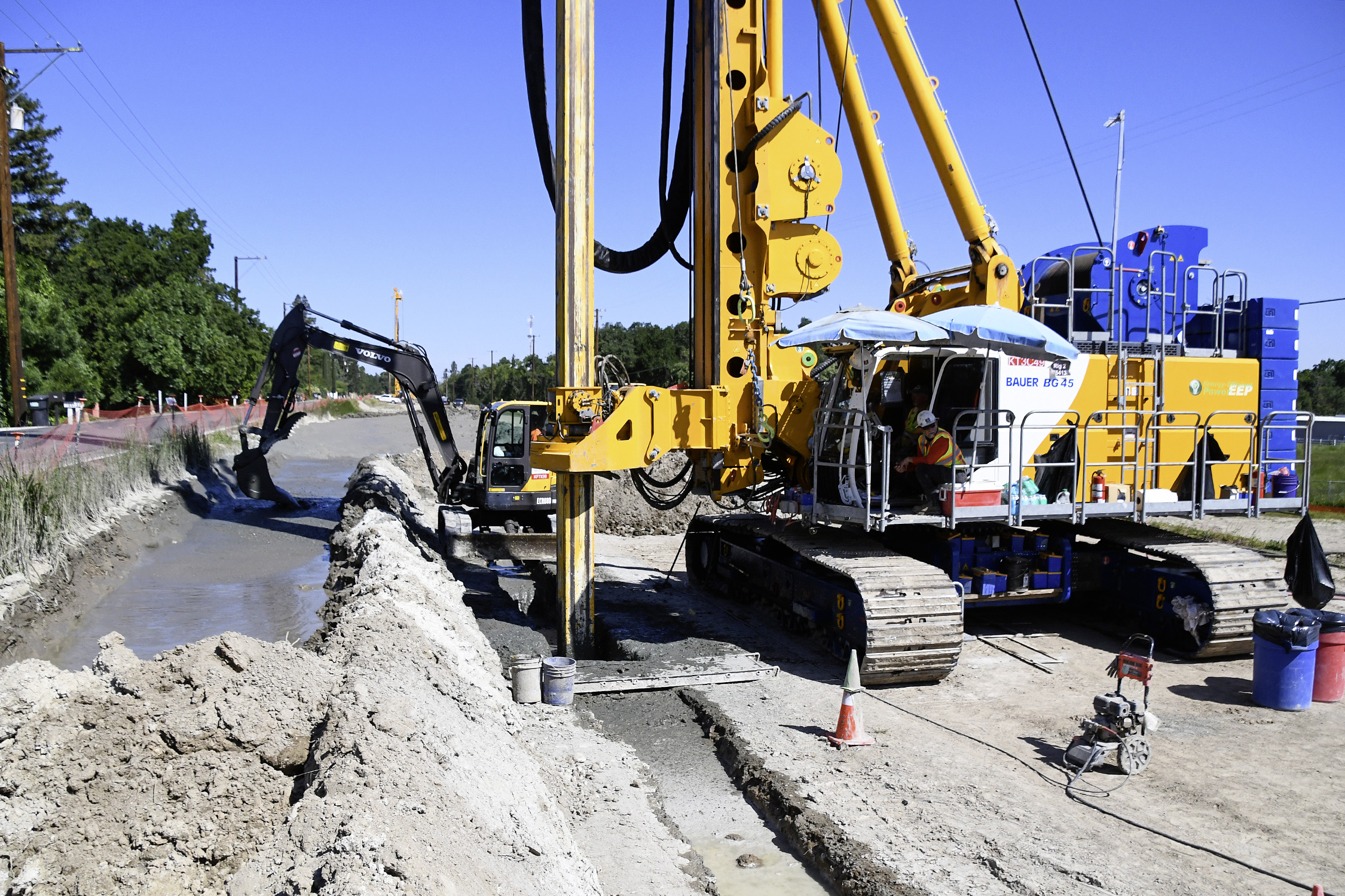 Natomas Basin Levee Work