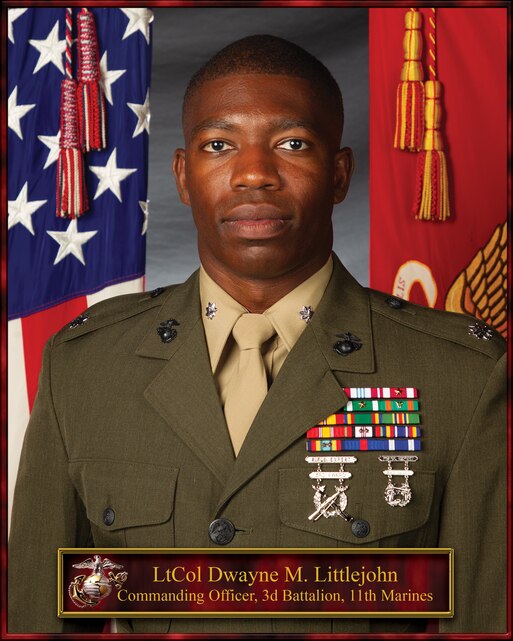 LtCol D.M. Littlejohn > 1st Marine Division > Biography