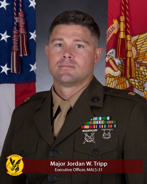 Major Jordan W. Tripp > 2nd Marine Aircraft Wing > Command Biography