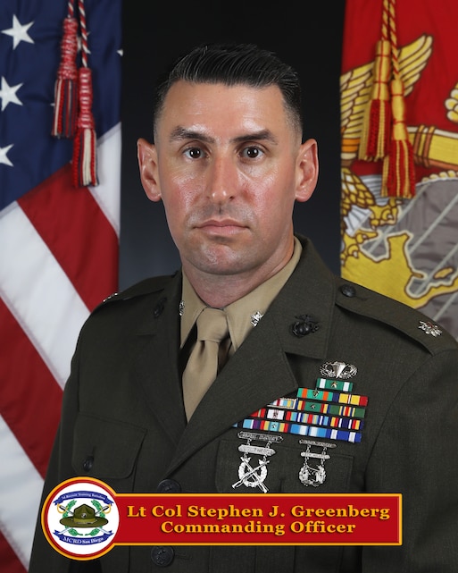 Lieutenant Colonel Stephen J. Greenberg > Marine Corps Recruit Depot ...