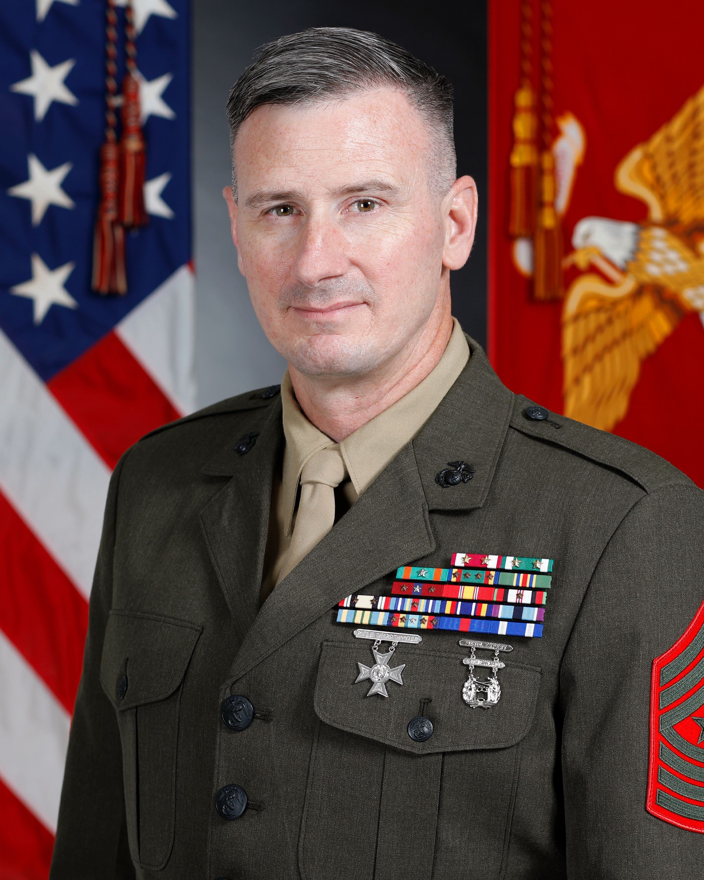 Sergeant Major James K. Gray > 1st Marine Aircraft Wing > Biography