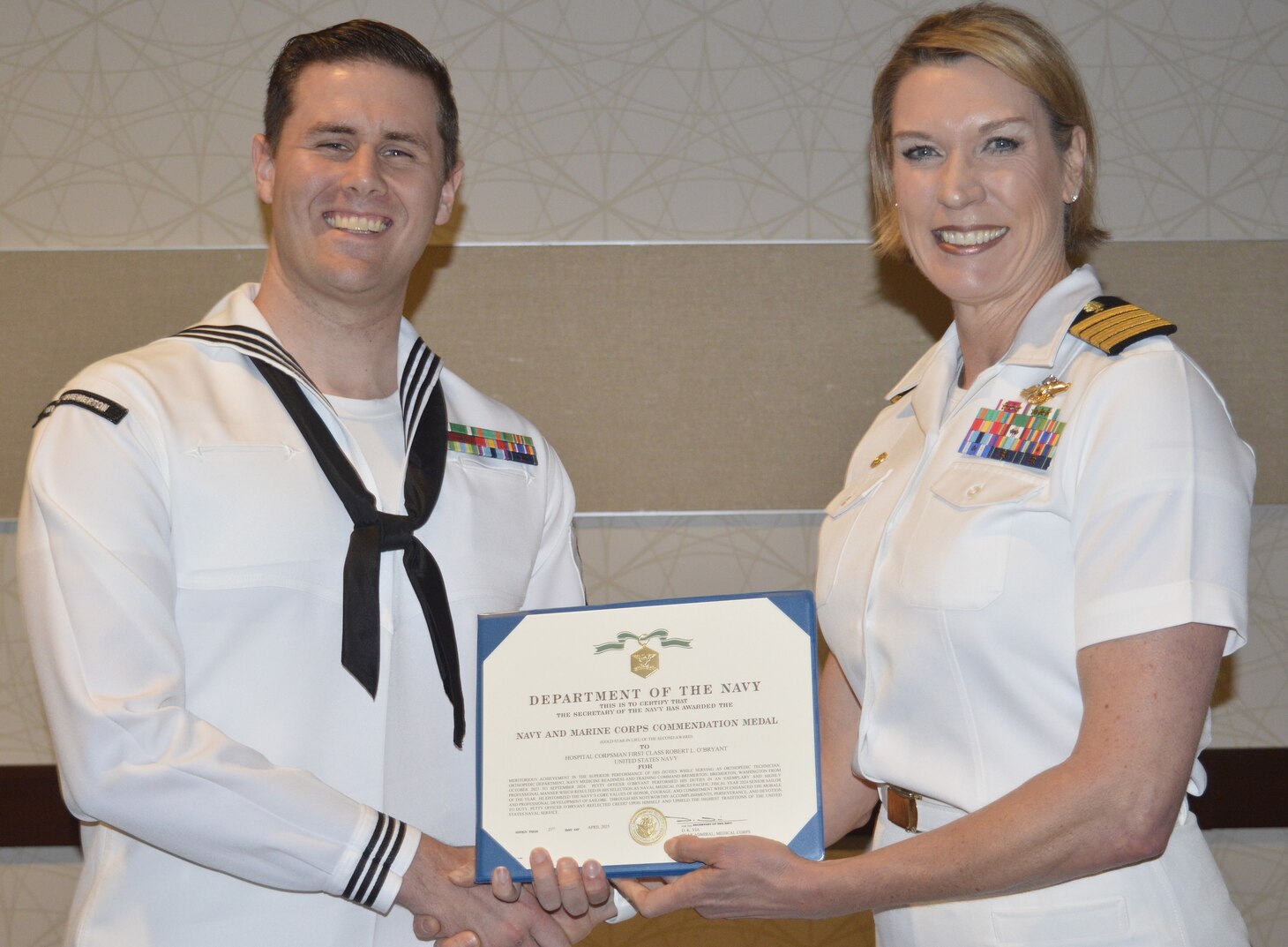 Honors rendered, Past remembered part of NMRTC Bremerton 127th Hospital ...