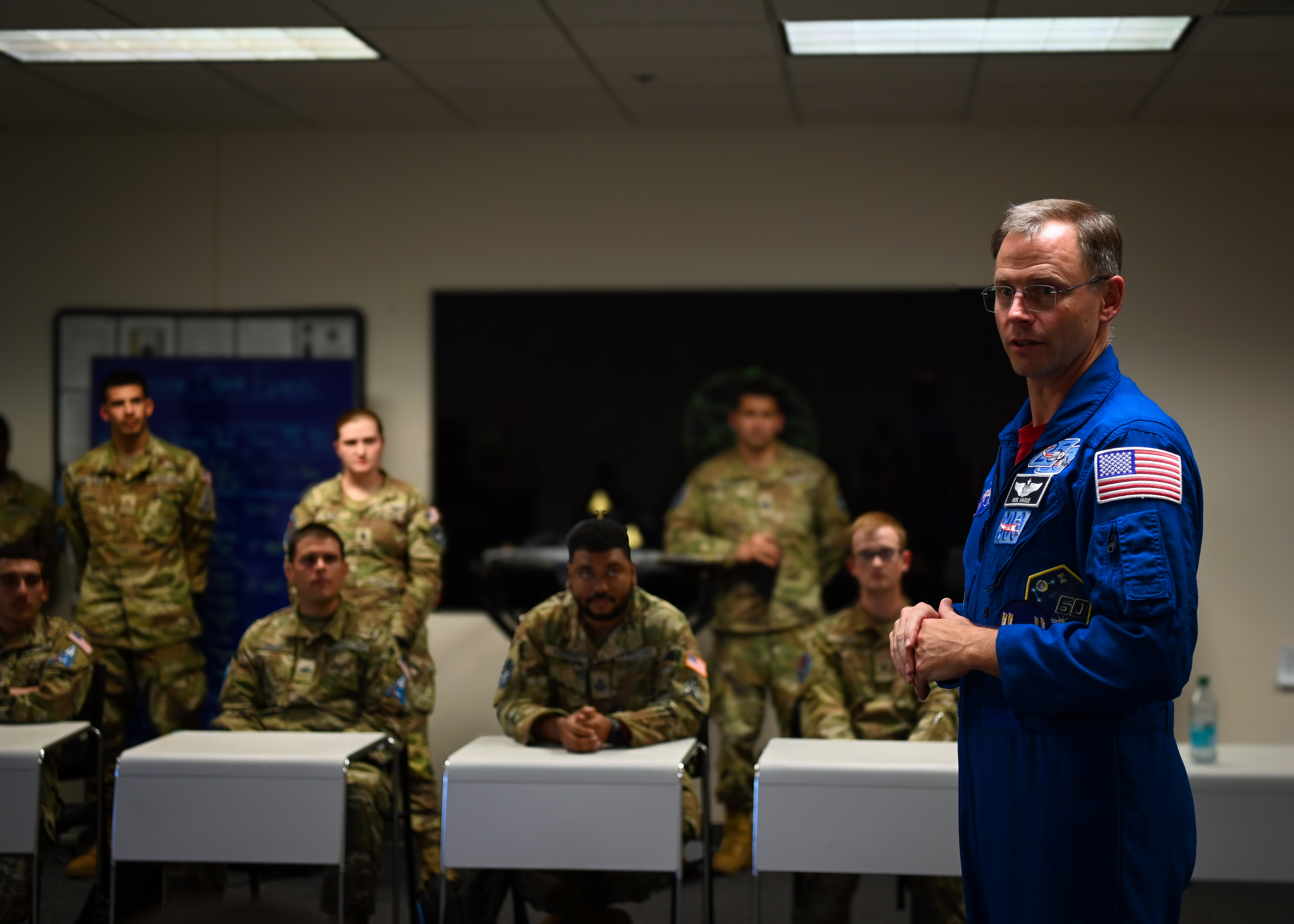 USSF Guardian and Crew-9 Commander Col. Nick Hague talks resilience at ...