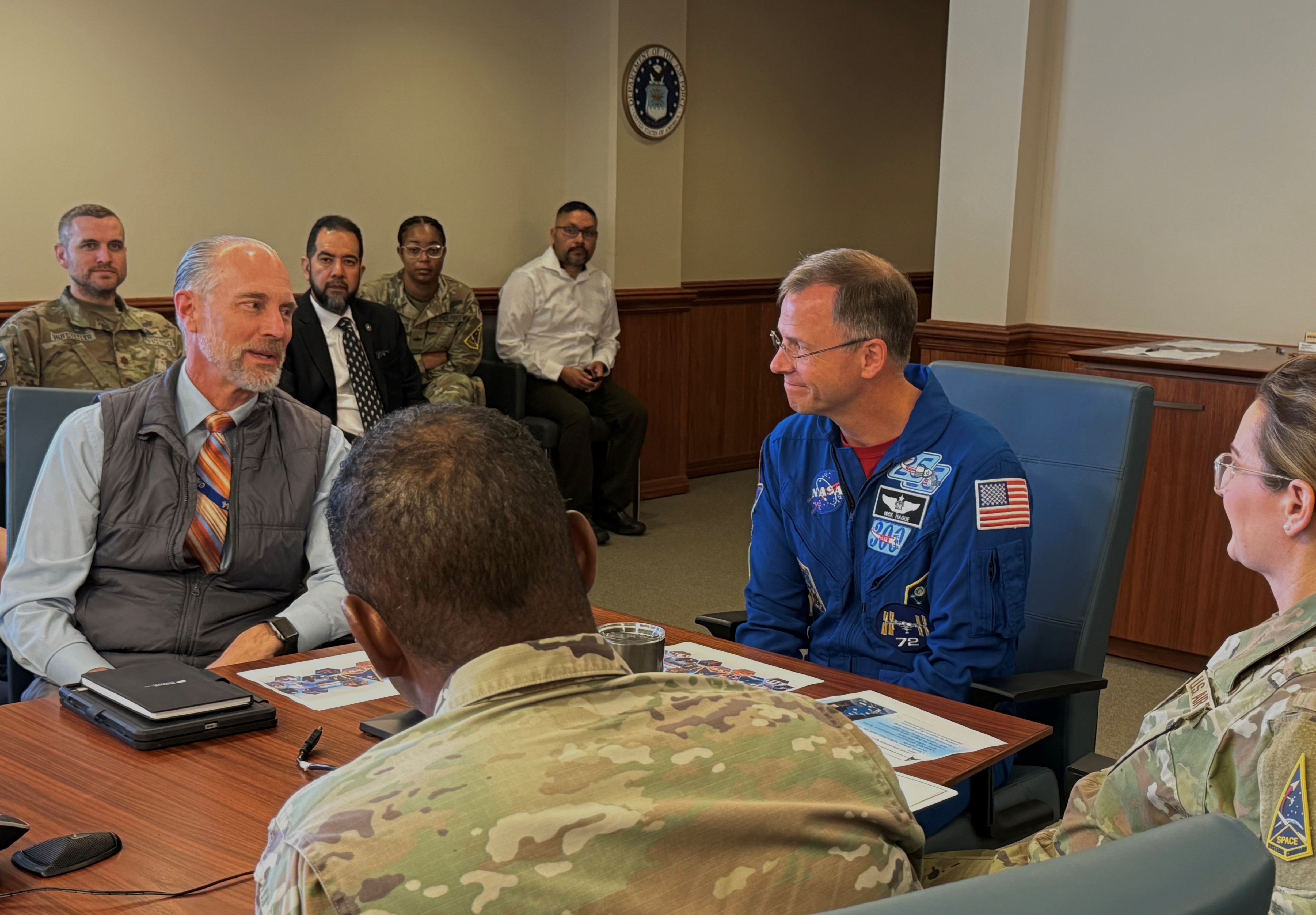 USSF Guardian and Crew-9 Commander Col. Nick Hague talks resilience at VSFB > Vandenberg Space ...