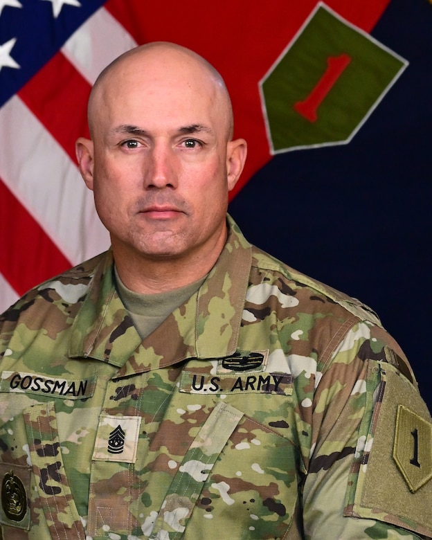 CSM Michael Gossman > 1st Infantry Division > Leadership Display
